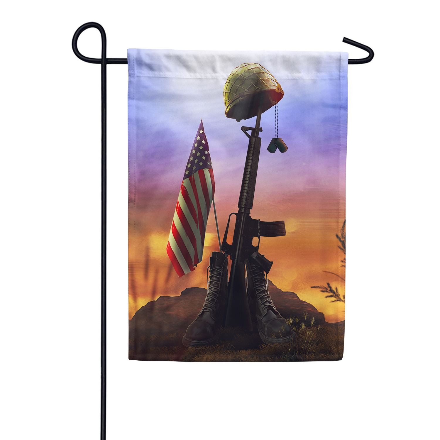 America Forever Flags 12.5" x 18" Polyester Patriotic Outdoor Flag ...