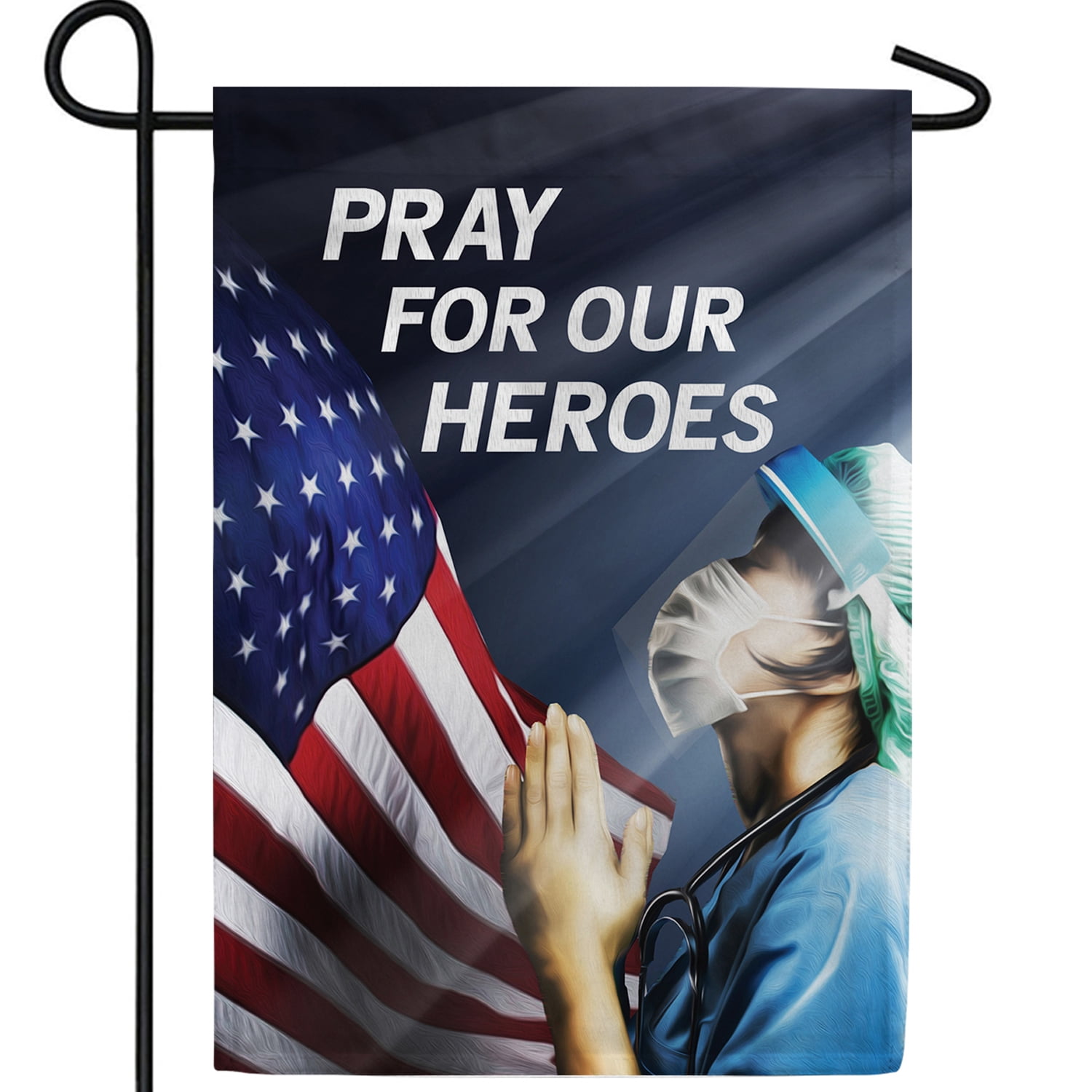 America Forever Flags Double Sided Garden Flag - America, Pray For Our ...