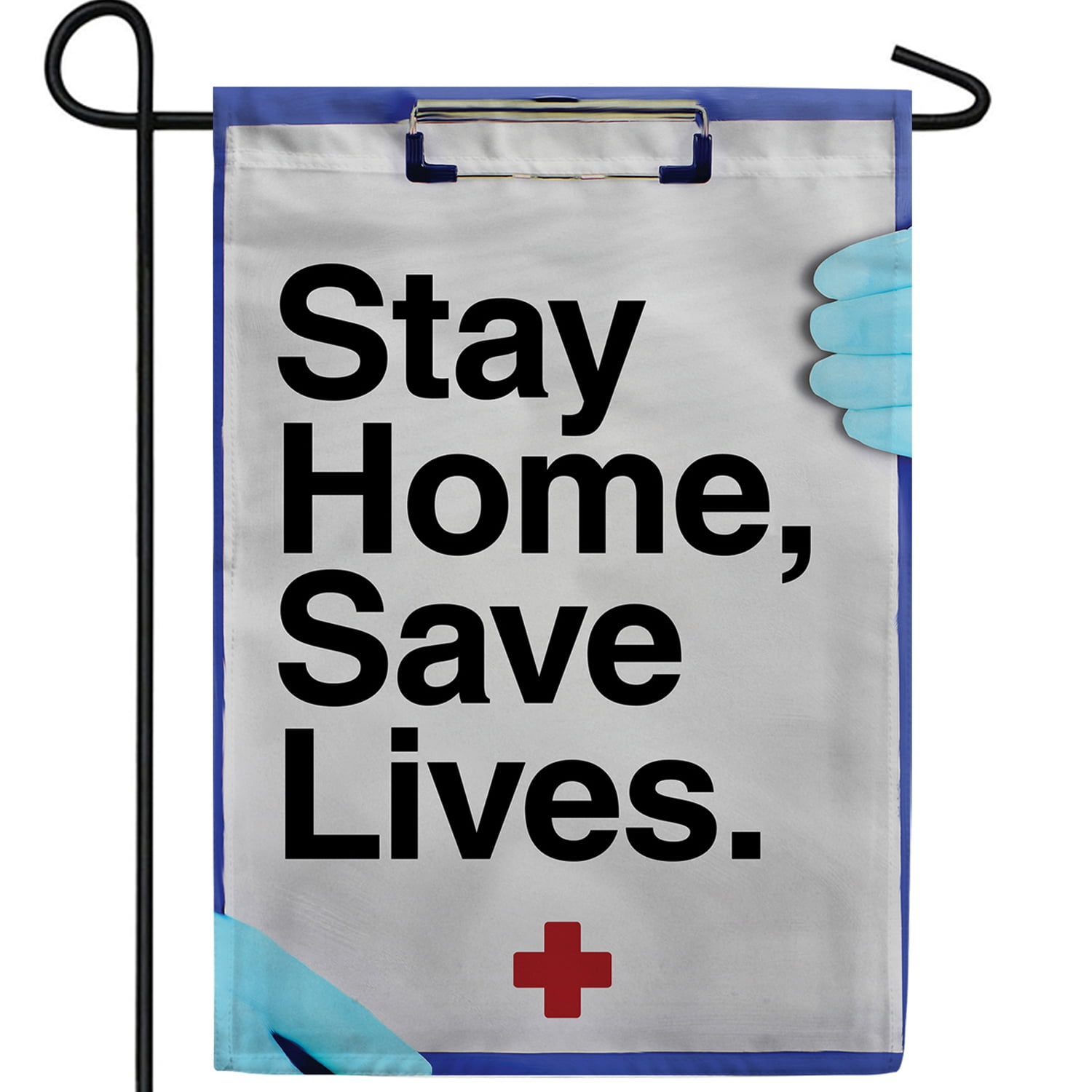 America Forever Flags Double Sided Garden Flag - Stay Home, Stay Alive ...