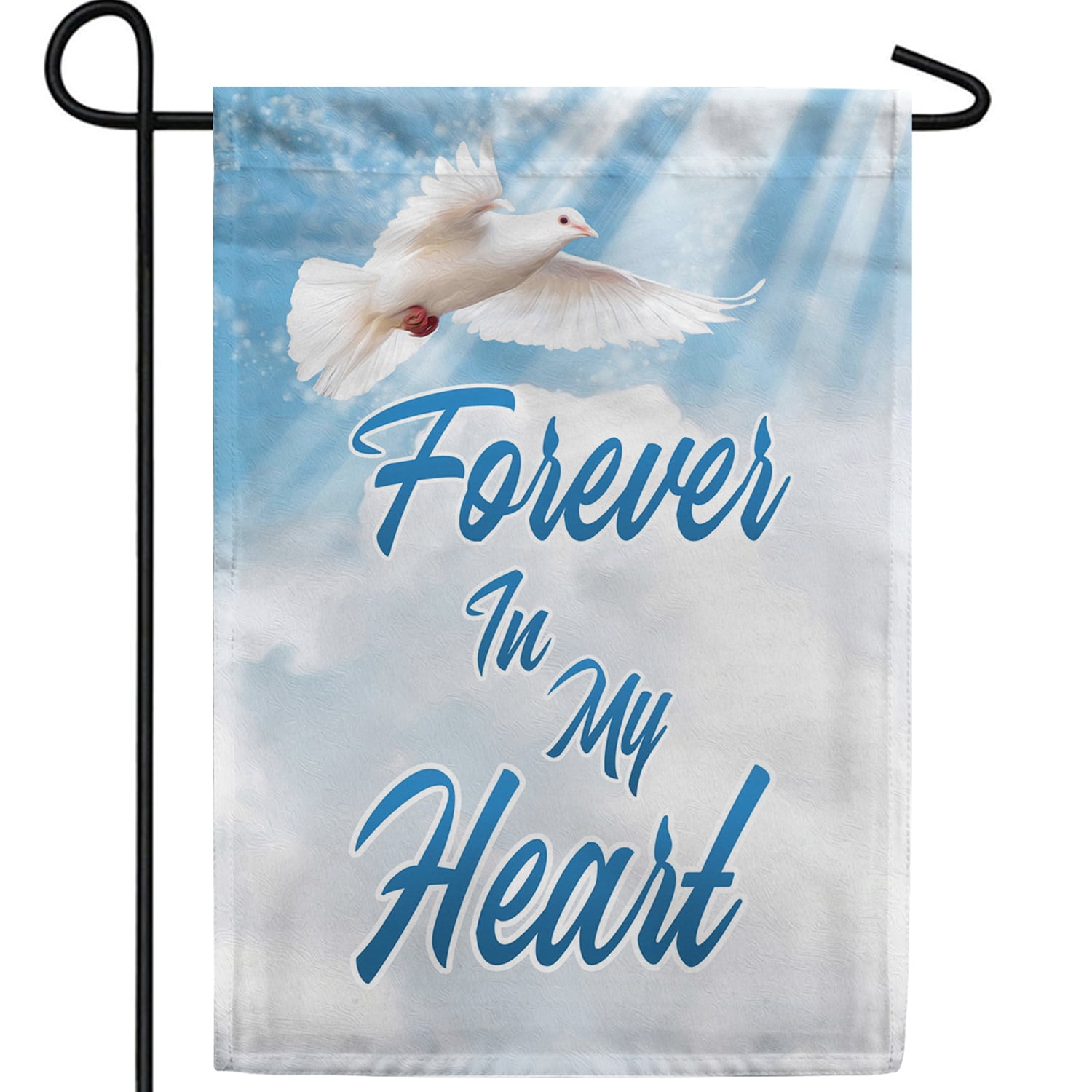 America Forever Garden Flag - Forever In My Heart, Cemetery Memorial ...