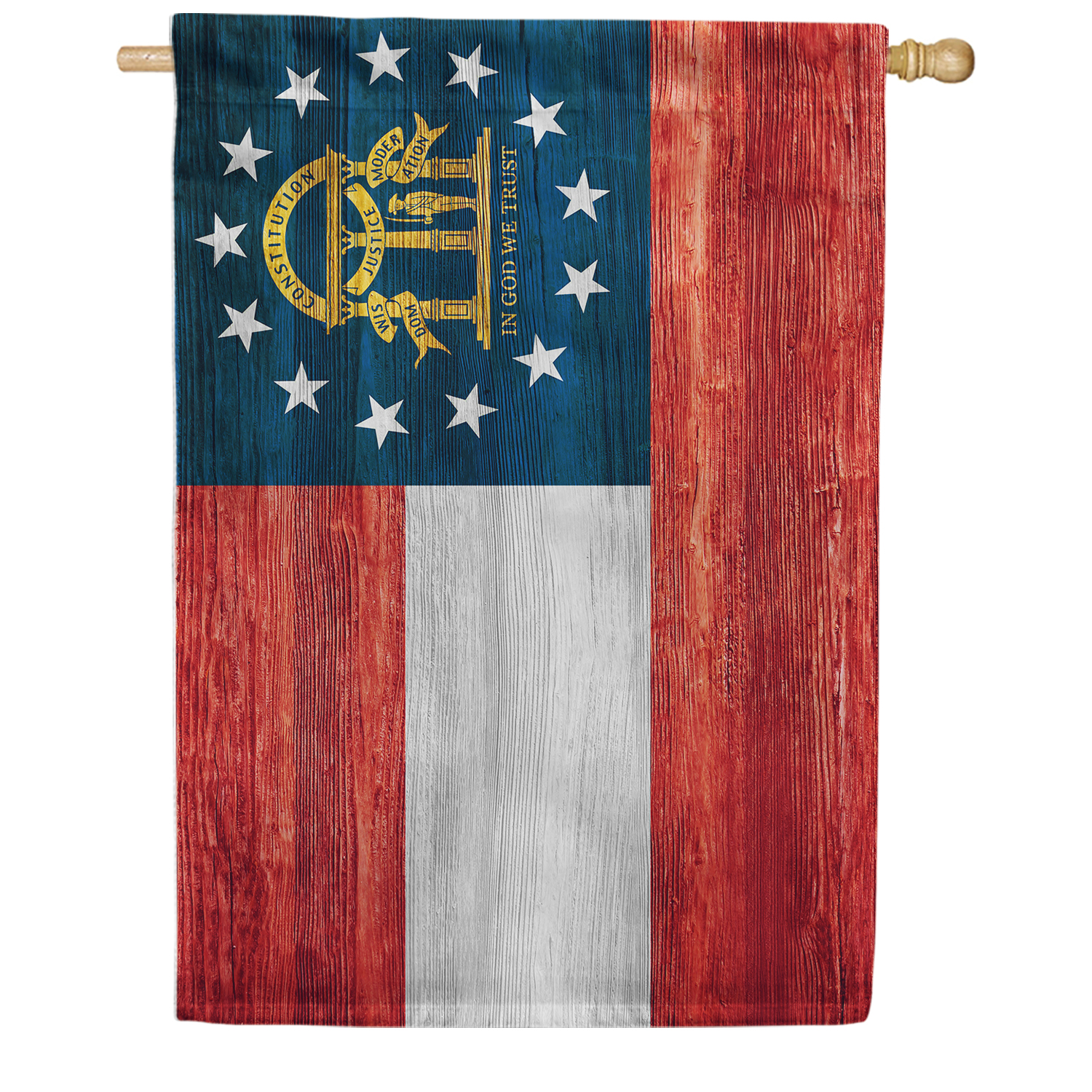 America Forever Georgia State Flag 28 x 40 Inch Double Sided Outdoor ...