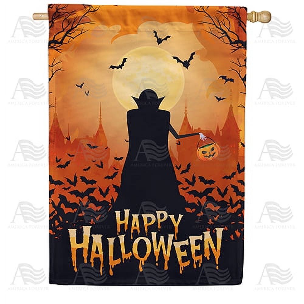 America Forever Happy Halloween House Flag 28 x 40 inch Double Sided ...