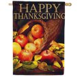 America Forever Happy Thanksgiving House Flag, 28 x 40 inch Double ...