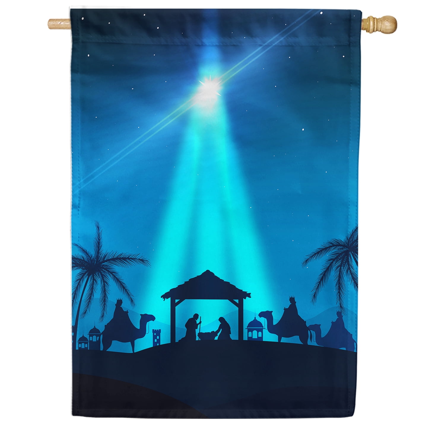 America Forever Holy Nativity House Flag 28 x 40 Inch Double Sided ...