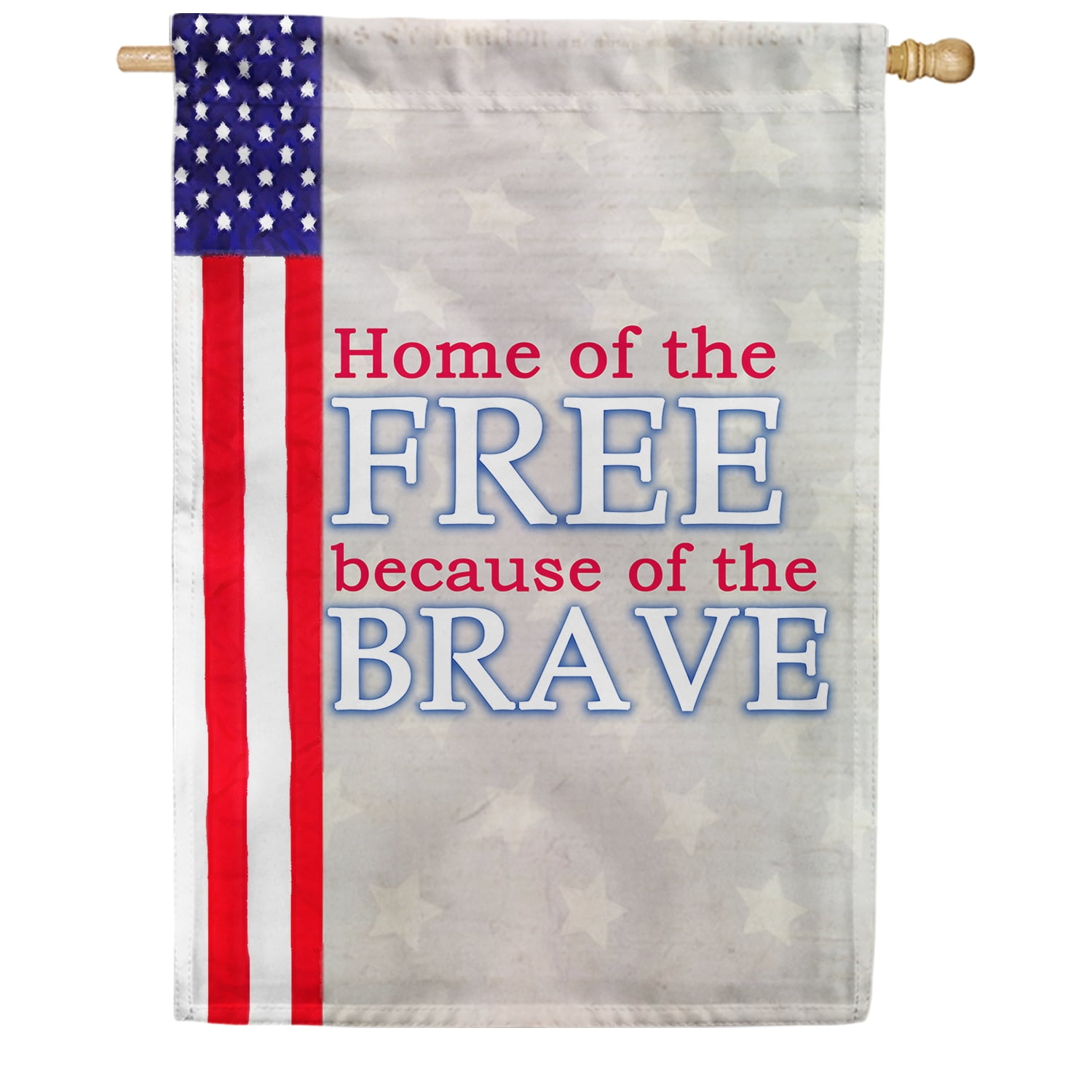 America Forever Home of The Free Because of The Brave House Flag 28x40 ...