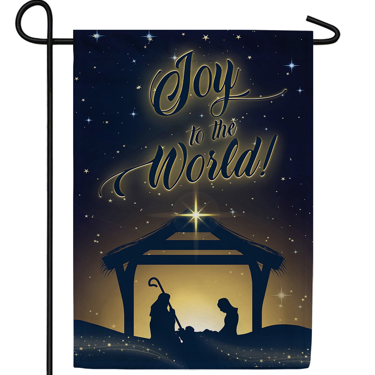 America Forever Joy World Christmas Nativity Garden Flag, 12.5 x 18 ...