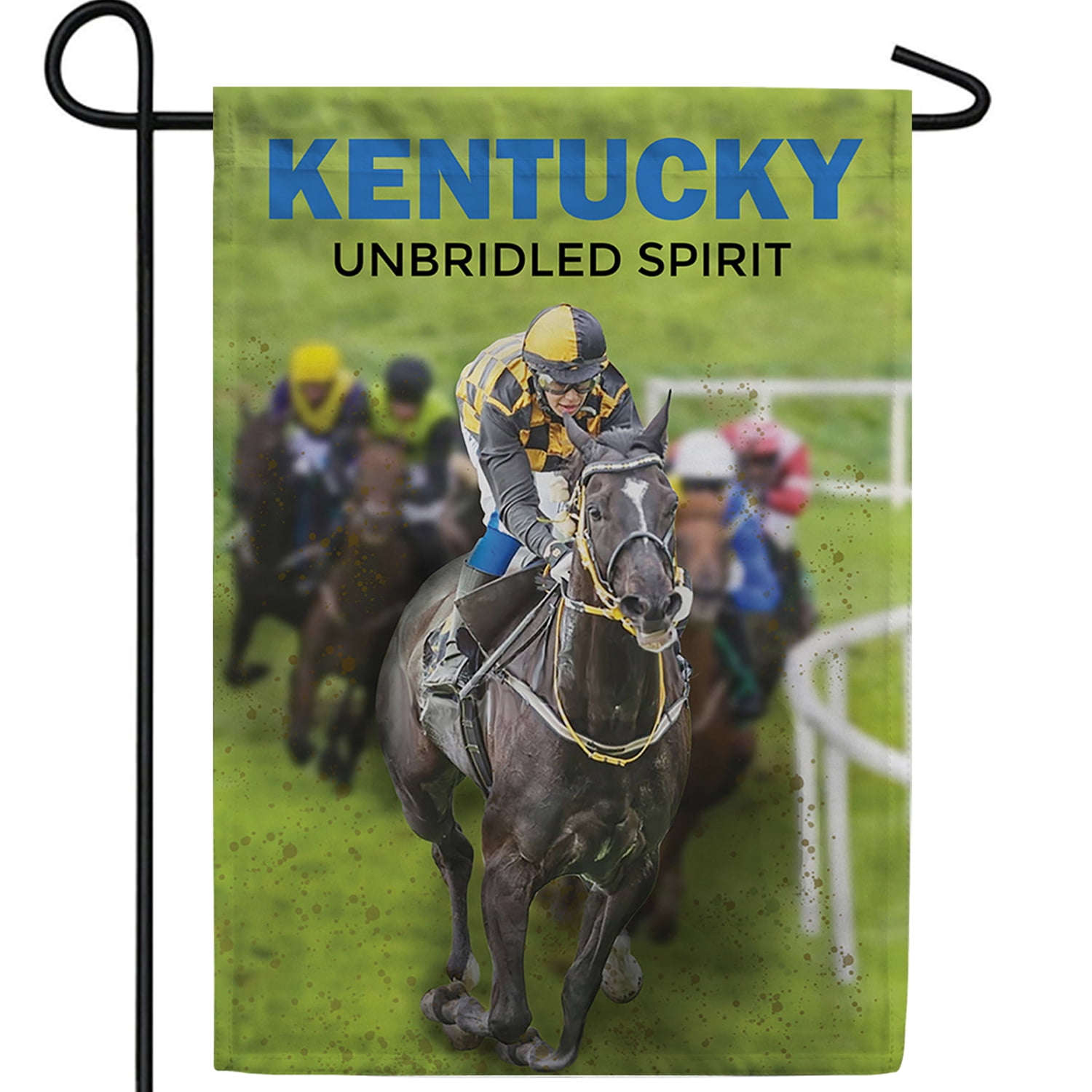 America Forever Kentucky Derby Home Stretch Garden Flag, 12.5 x 18 inch ...