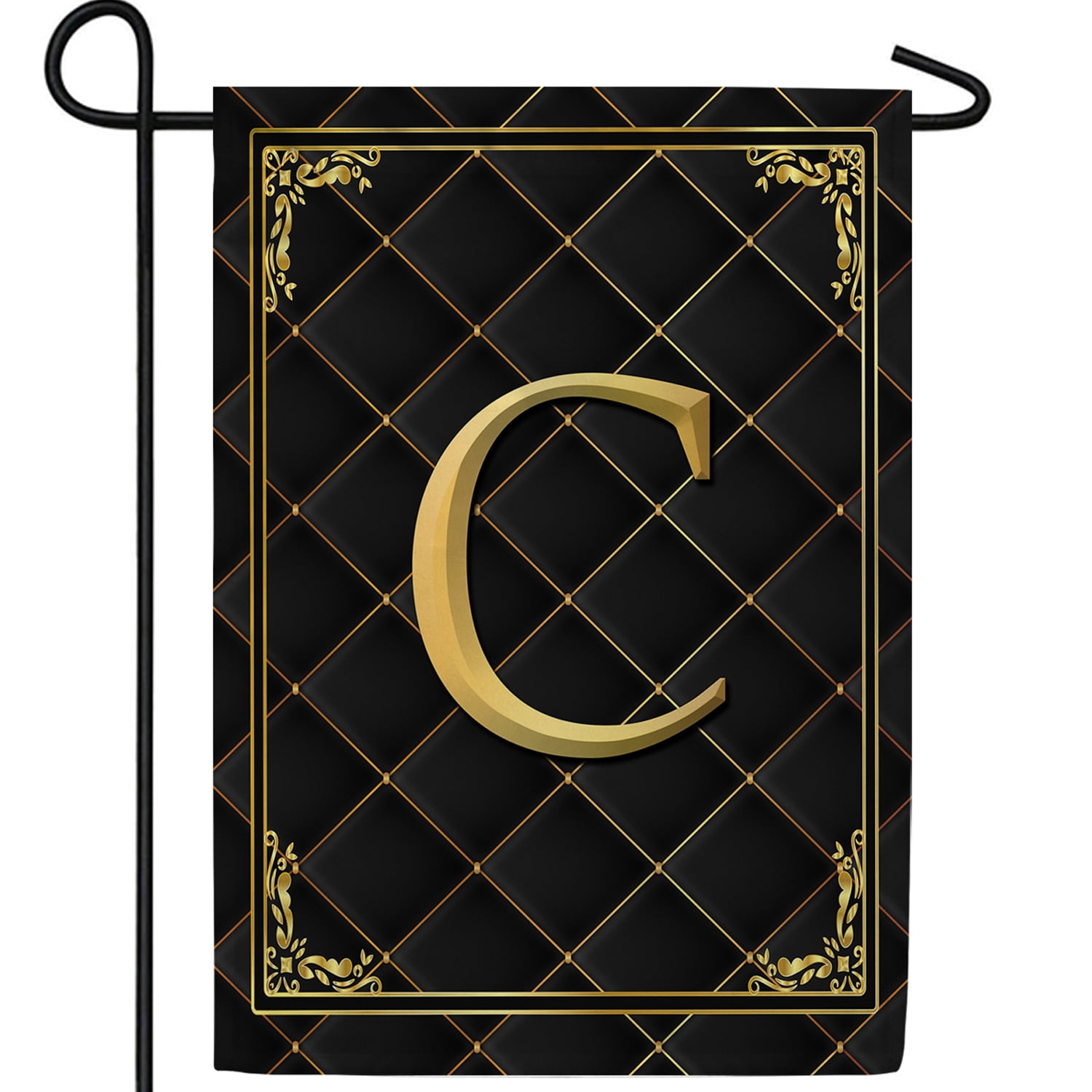 America Forever Monogram C Garden Flag, 12.5 x 18 inch Double Sided ...