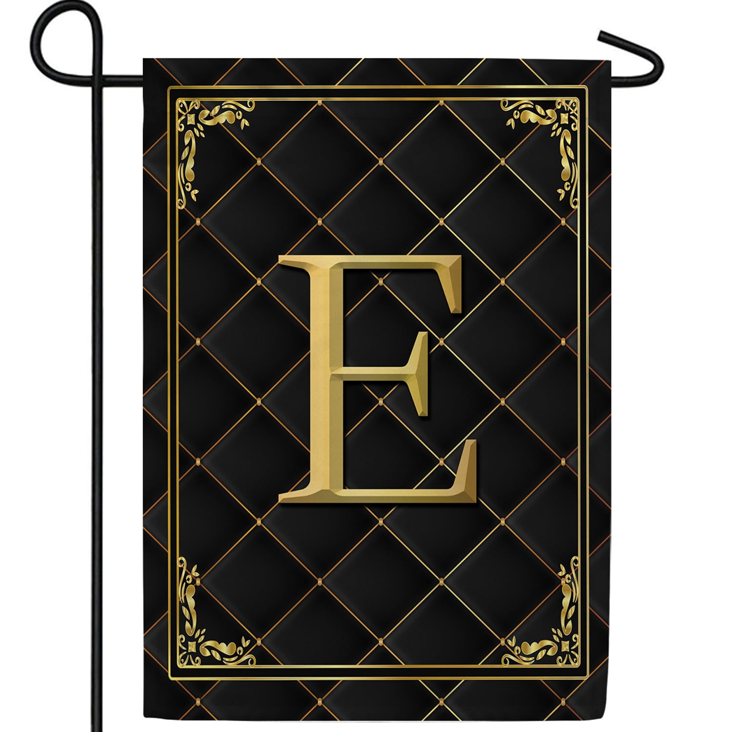 America Forever Monogram E Garden Flag, 12.5 x 18 inch Double Sided ...