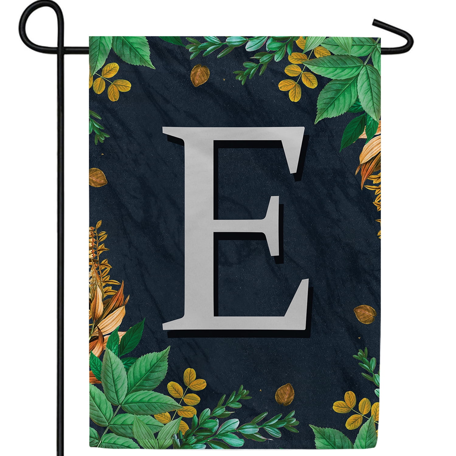 America Forever Monogram E Garden Flag, 12.5 x 18 inch Double Sided ...