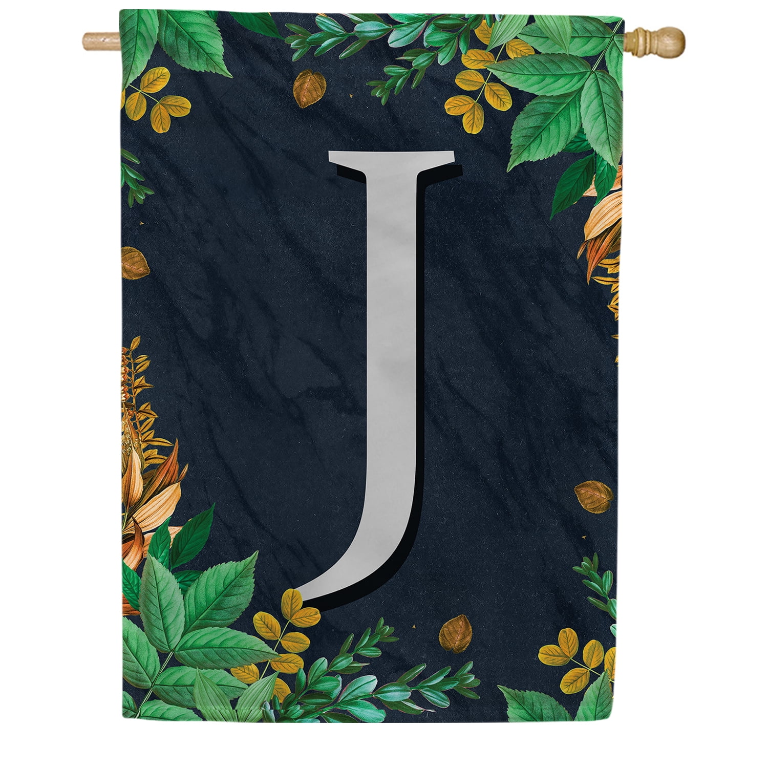 America Forever Monogram J House Flag, 28 x 40 inch Double Sided ...