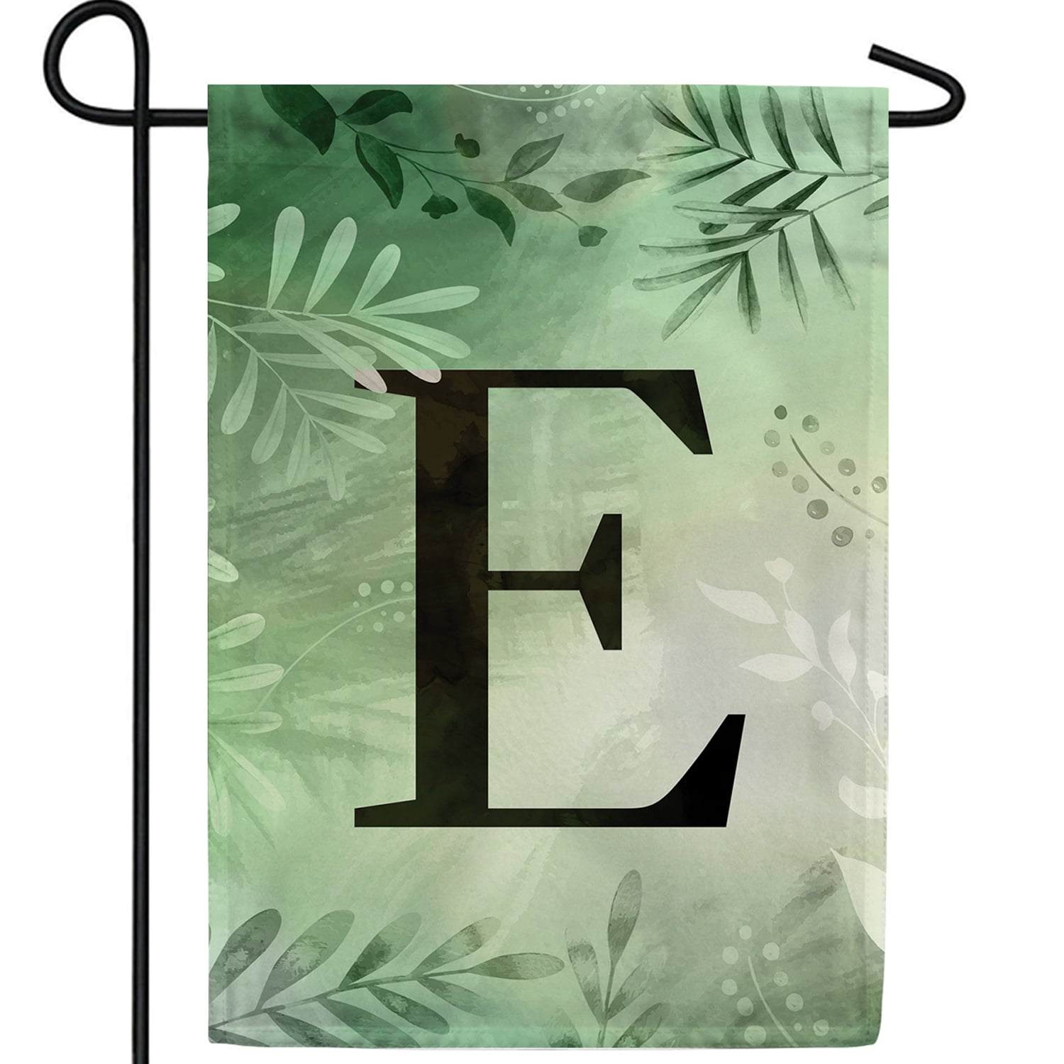America Forever Monogram Letter E Garden Flag, 12.5 x 18 inch Double ...