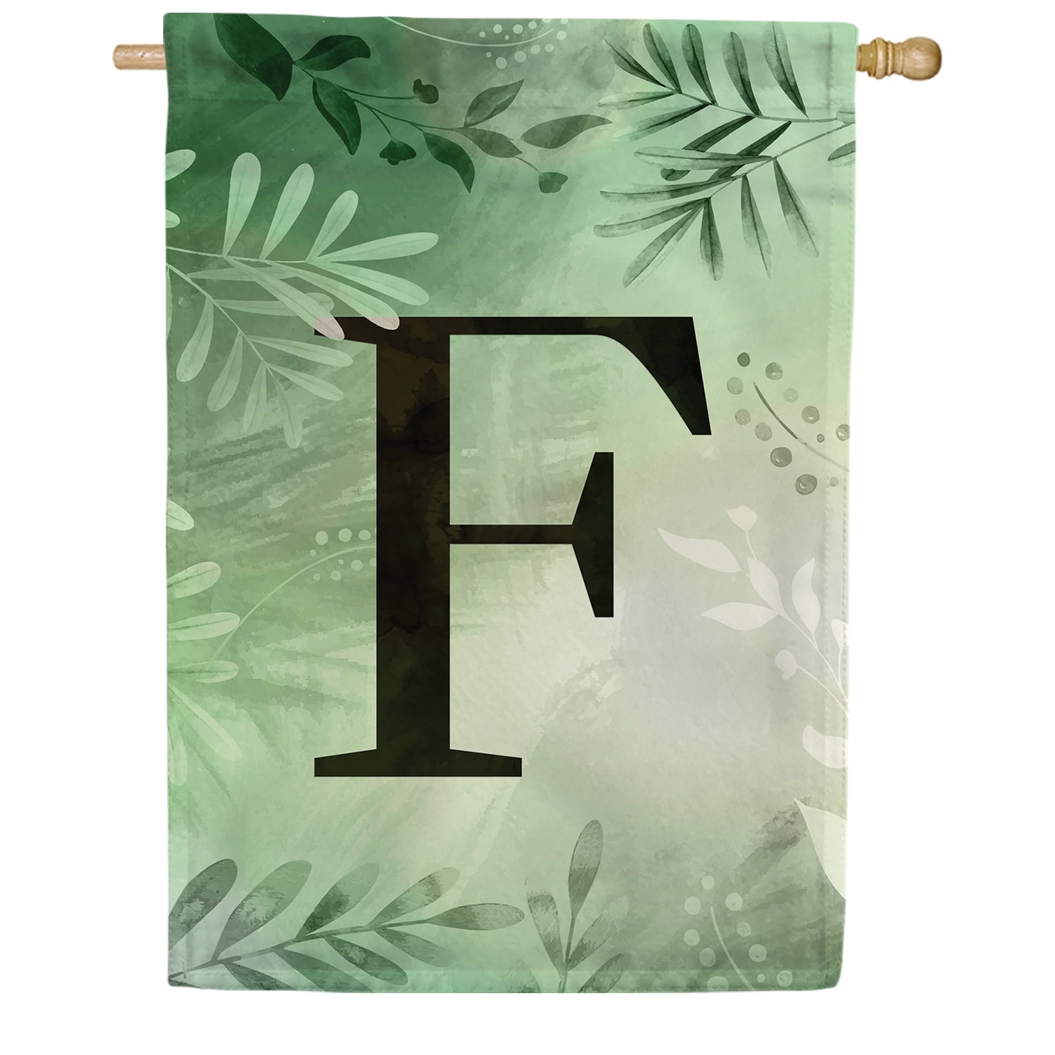 America Forever Monogram Letter F House Flag, 28 x 40 inch Double Sided ...