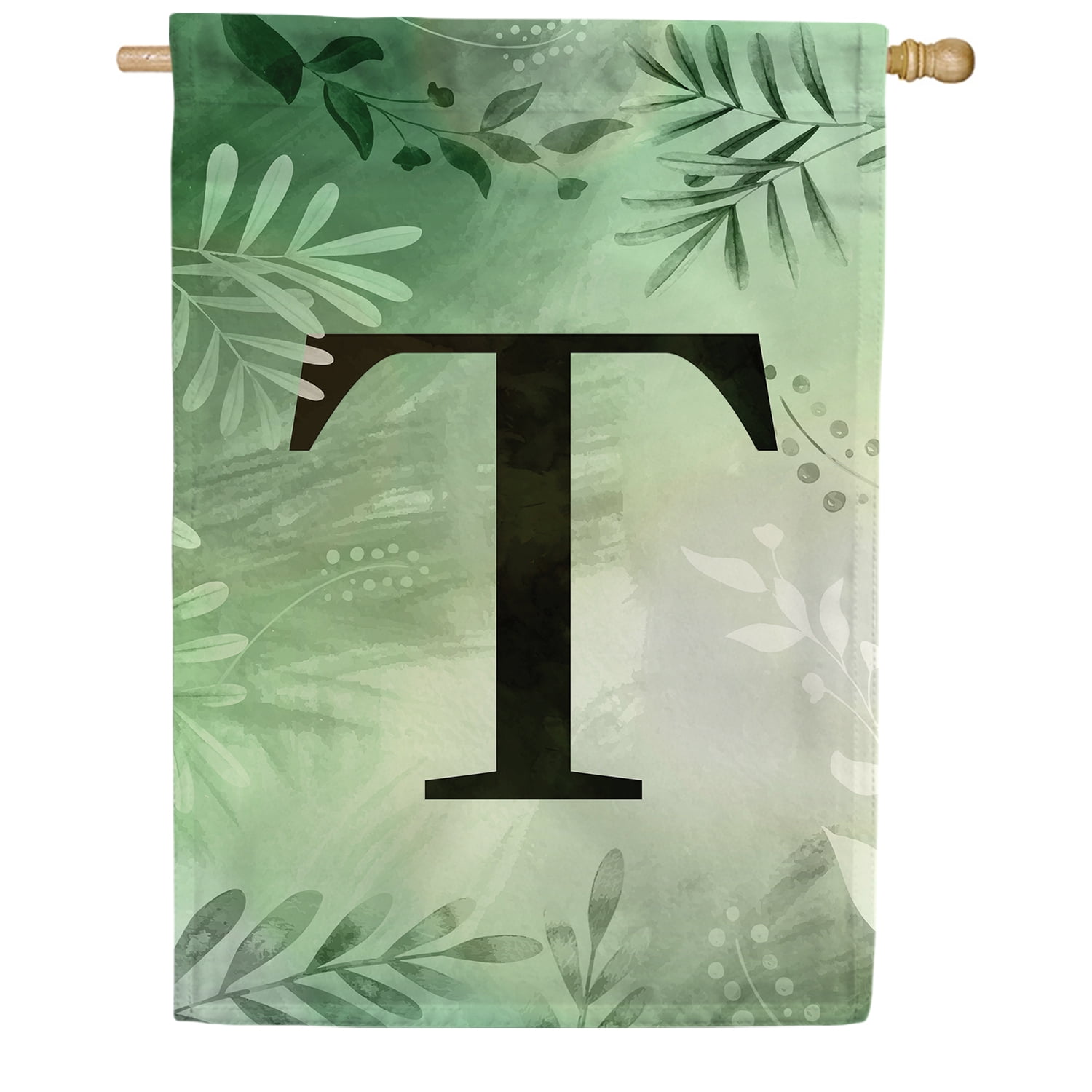 America Forever Monogram Letter T House Flag, 28 x 40 inch Double Sided ...