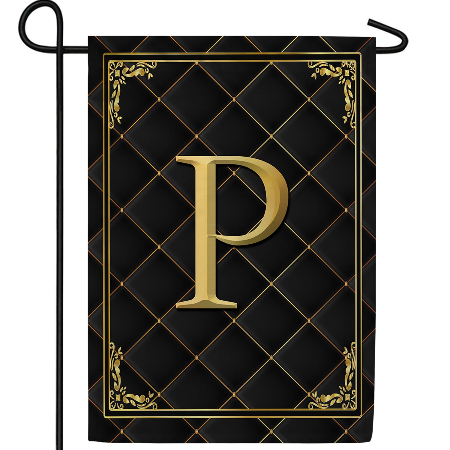 America Forever Monogram P Garden Flag, 12.5 x 18 inch Double Sided ...
