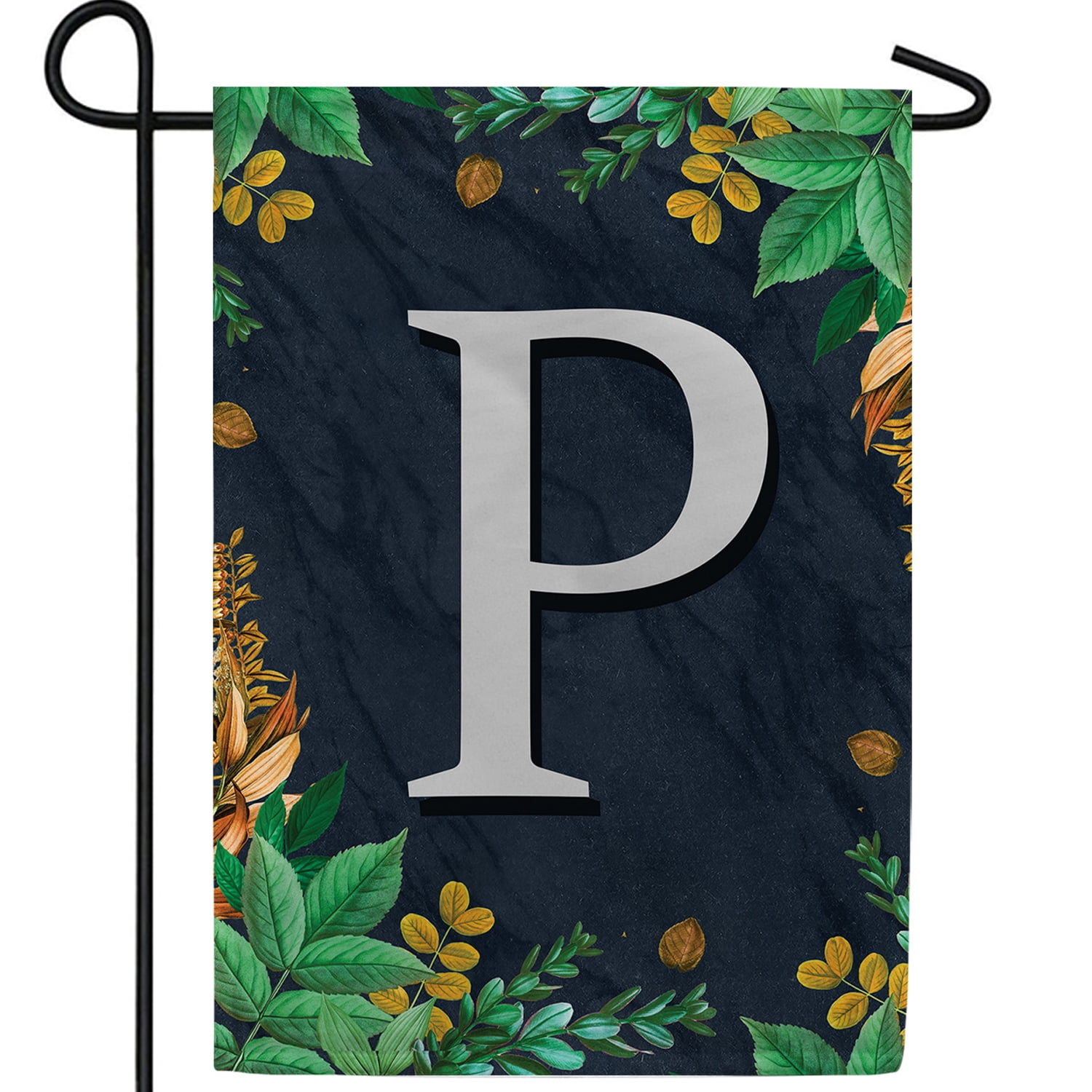 America Forever Monogram P Garden Flag, 12.5 x 18 inch Double Sided ...