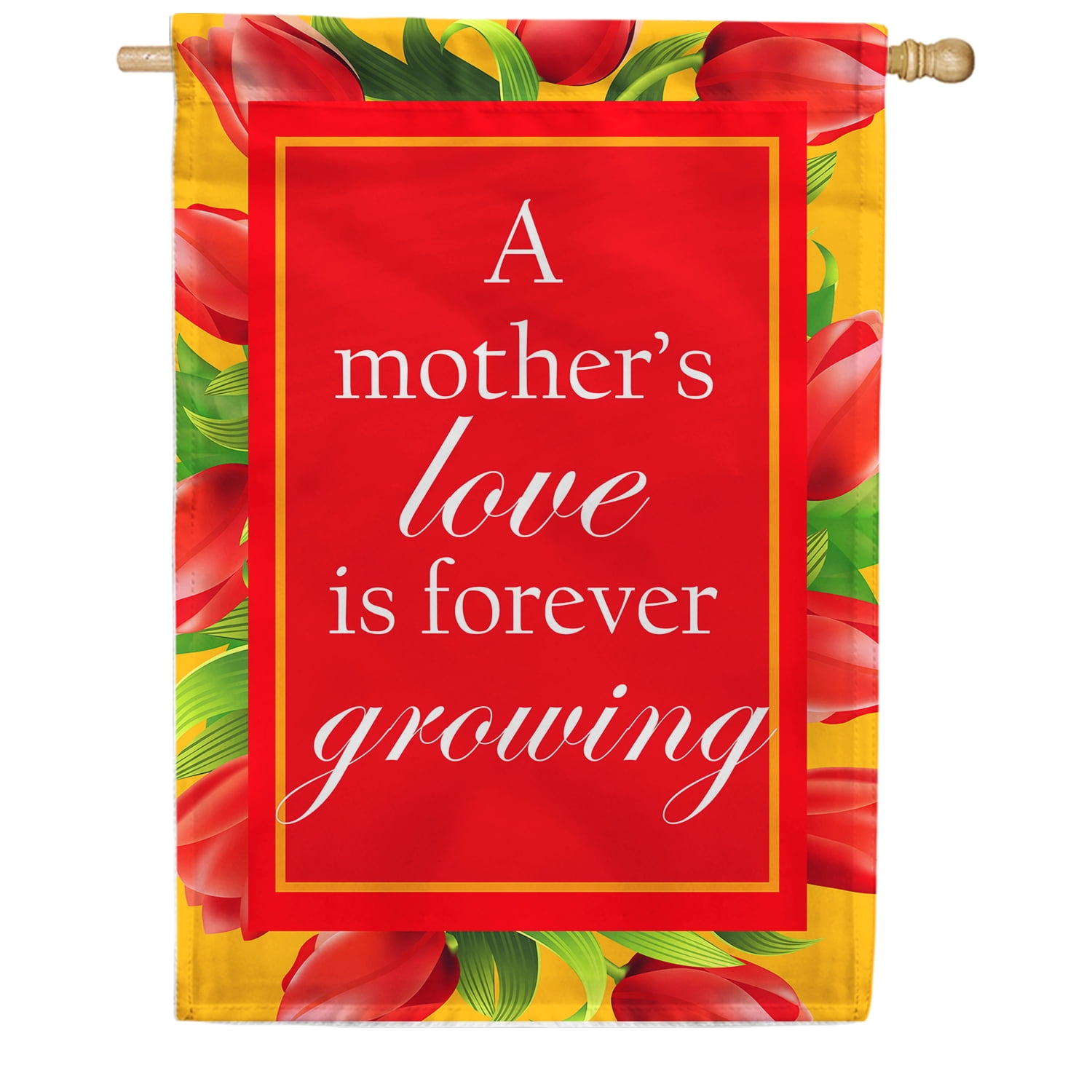 America Forever A Mothers Love Is Vibrant House Flag, 28 x 40 inch Double Sided, Mothers Day ...