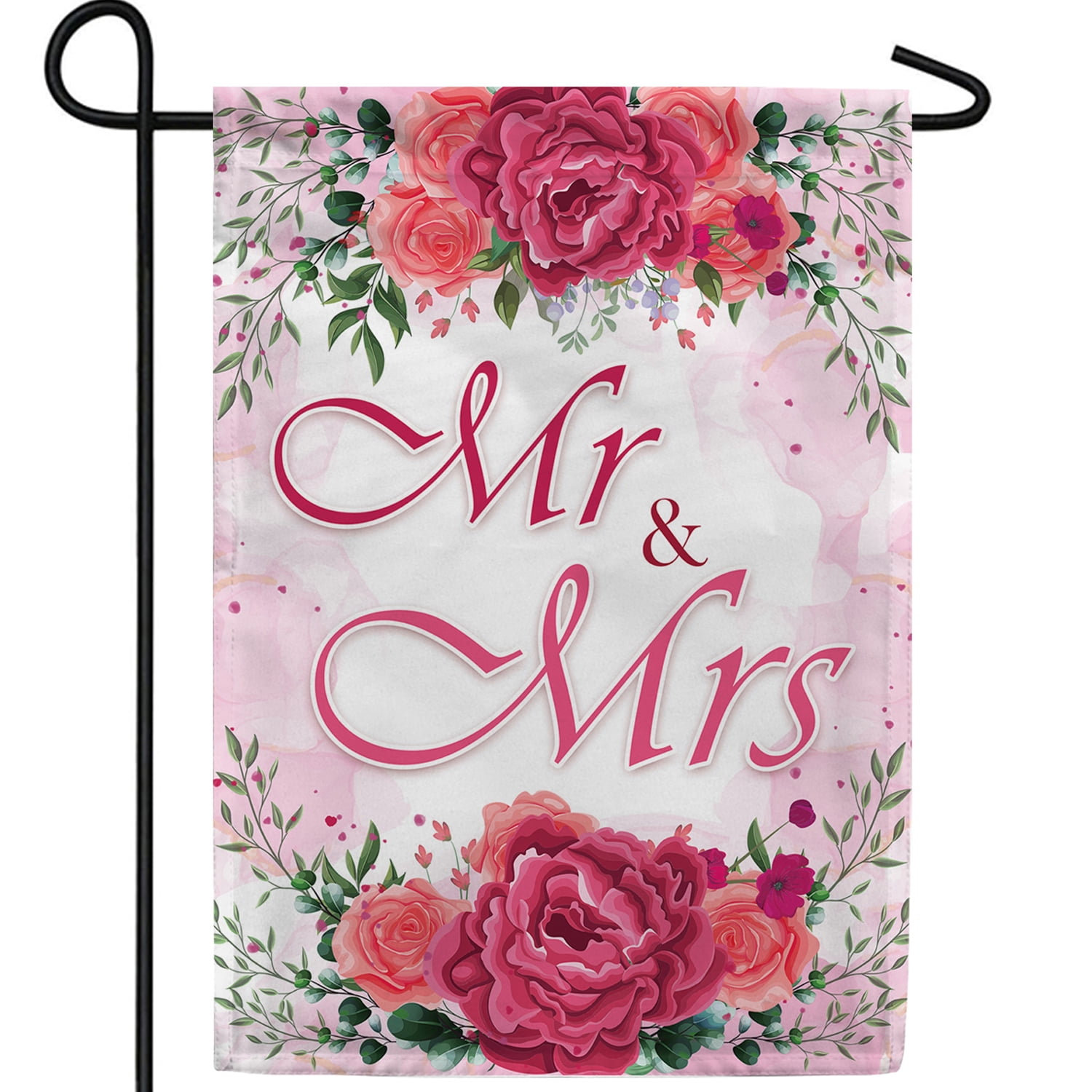 America Forever Mr & Mrs Garden Flag, 12.5 x 18 inch Double Sided ...