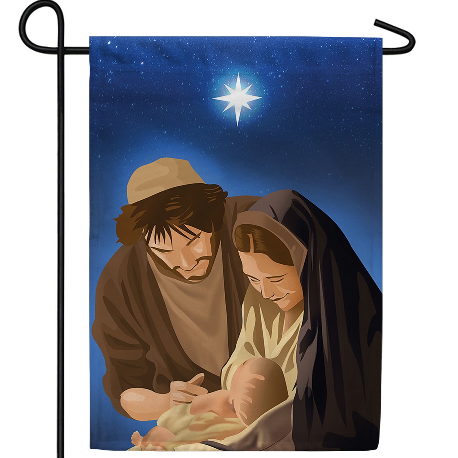 America Forever Nativity Scene Double Sided Garden Flag, 12.5 x 18 inch ...