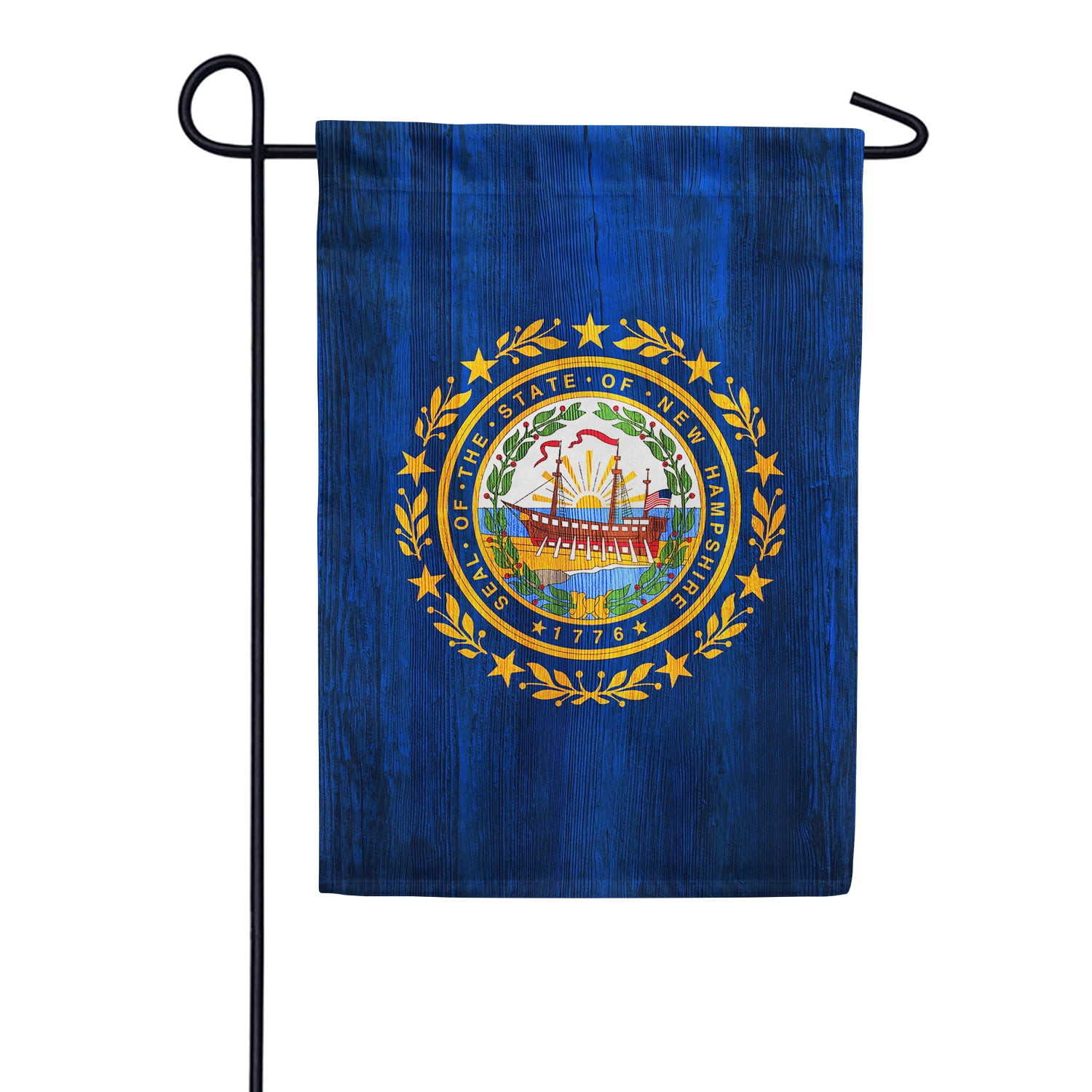 America Forever New Hampshire State Flag 12.5 x 18 Inch Double Sided ...