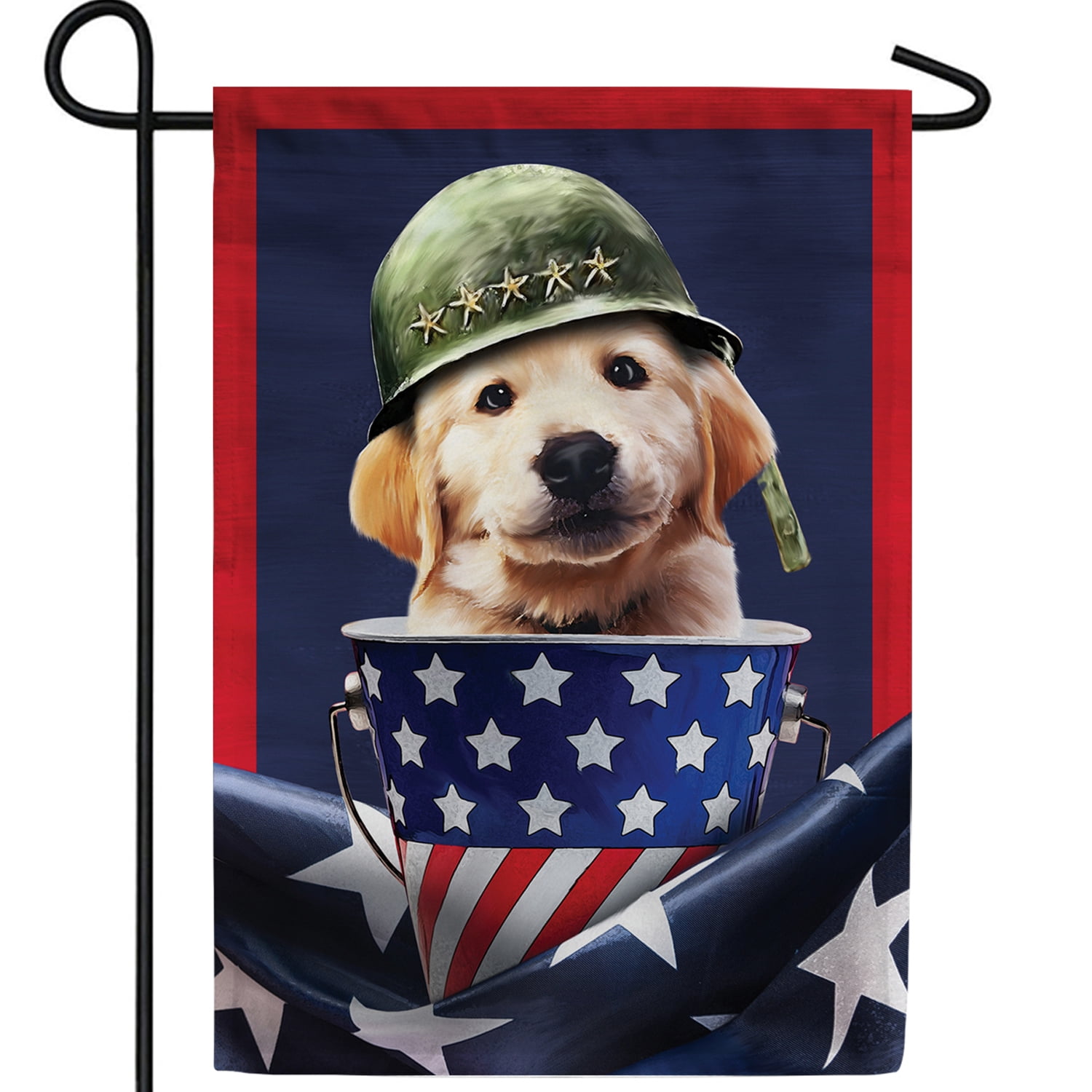 America Forever Patriotic Labrador Pride Garden Flag, 12.5 x 18 inch ...