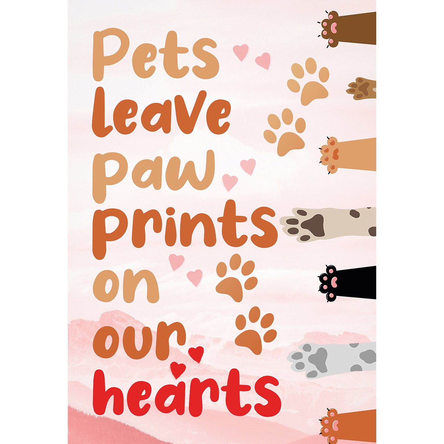 America Forever Pet Memorial Garden Flag - Pets Touch Our Hearts, Lost ...