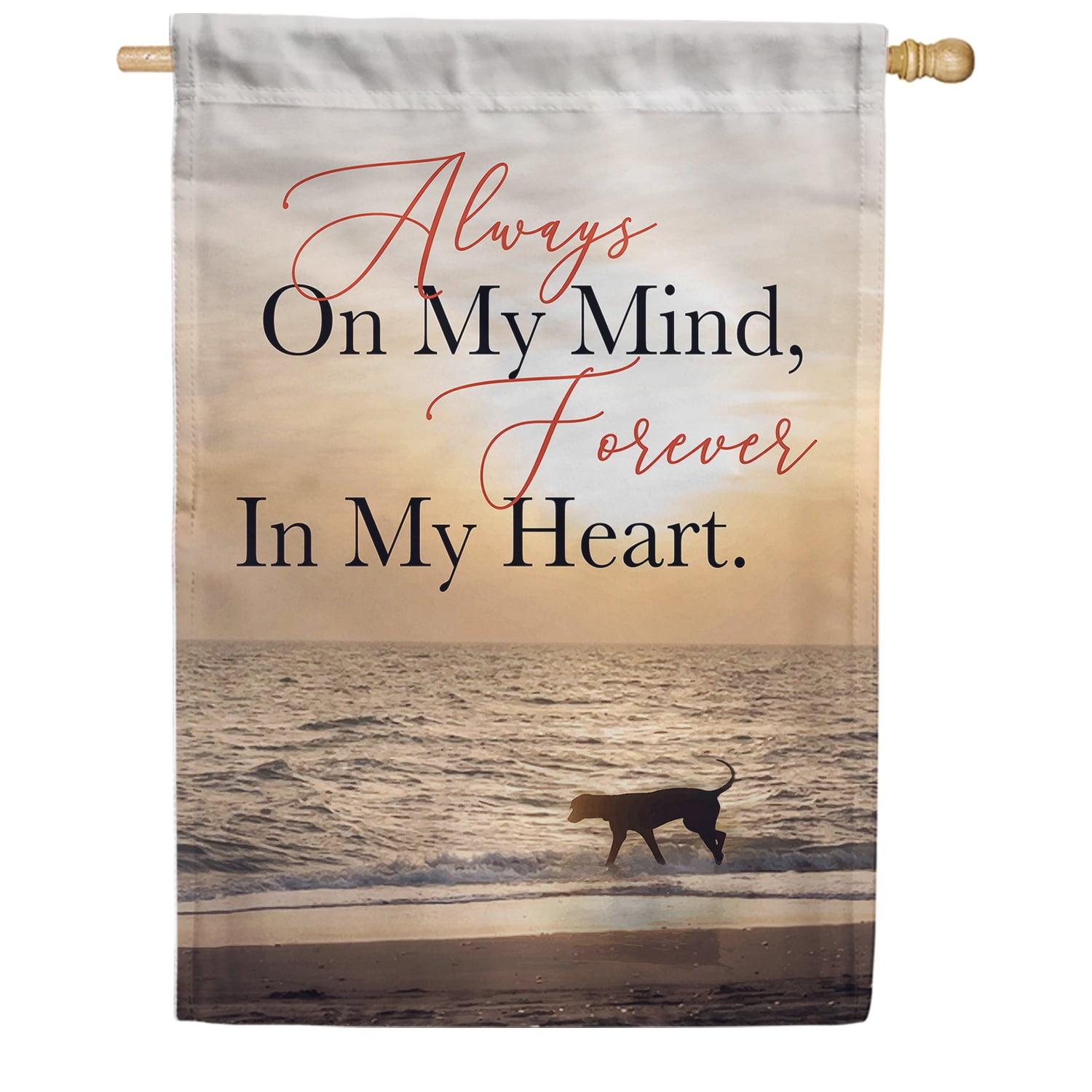 America Forever Pet Memorial House Flag - Remembering A Pet's Love ...