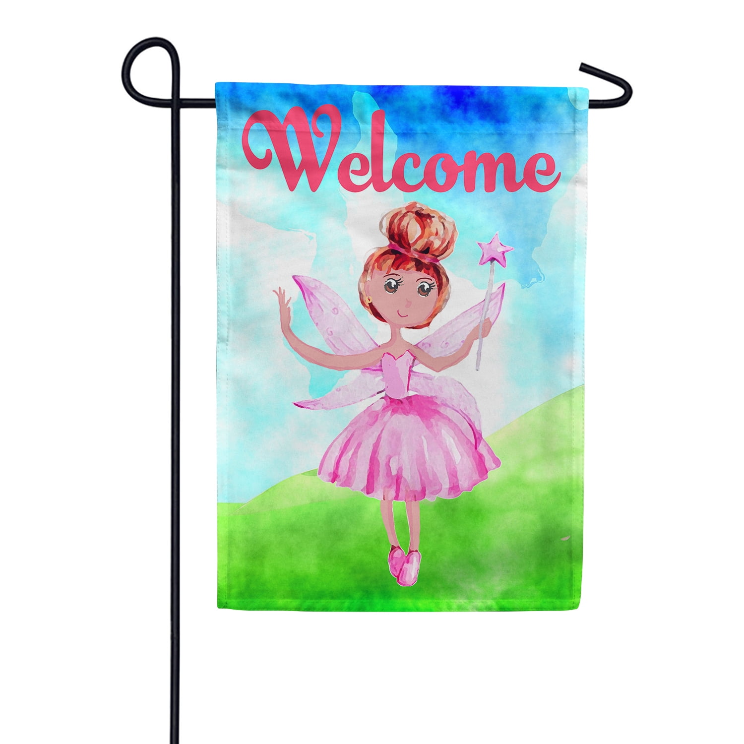 America Forever Pink Fairy Garden Flag - Welcome Fairy - Magical ...