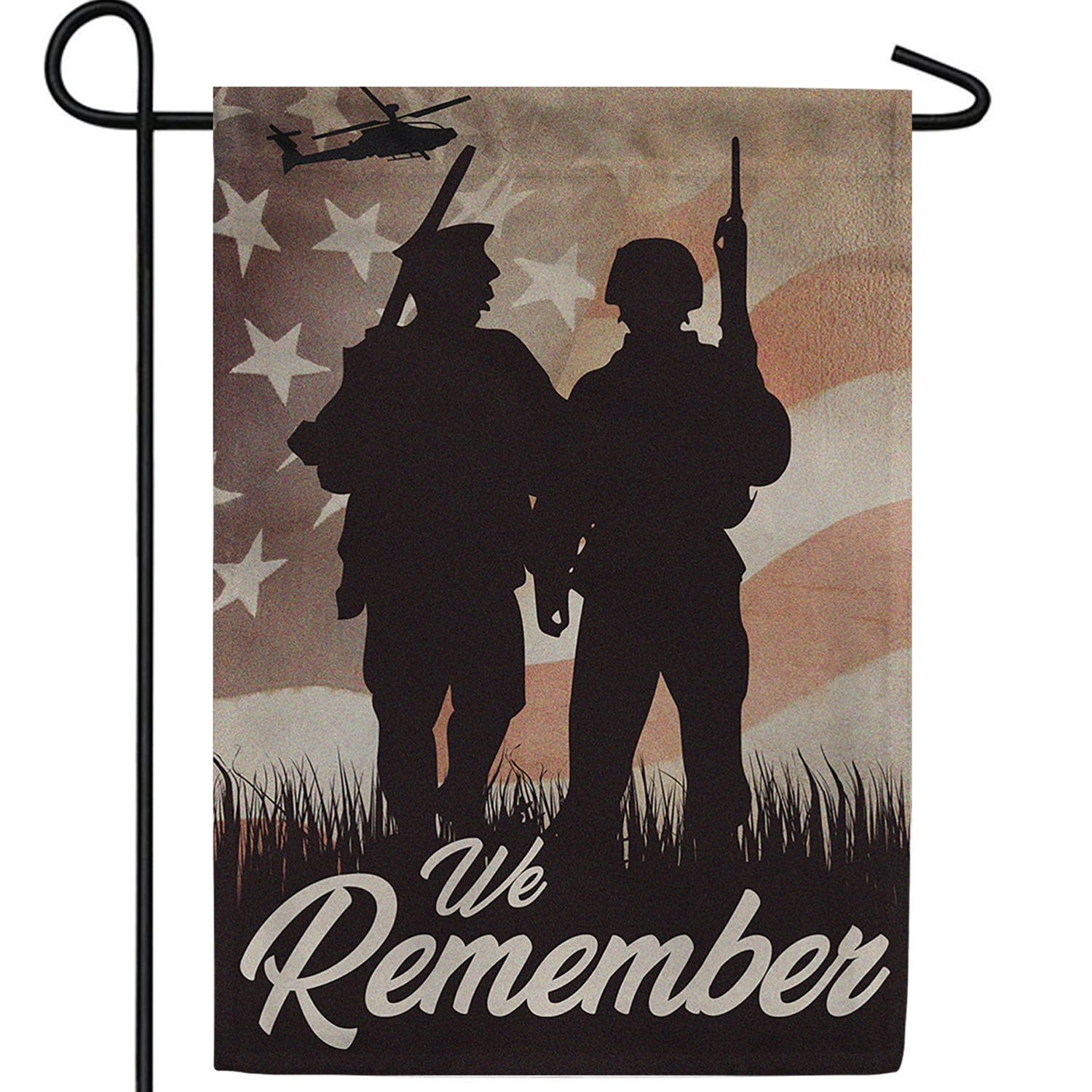 America Forever We Remember Military Double Sided Garden Flag, 12.5 x ...