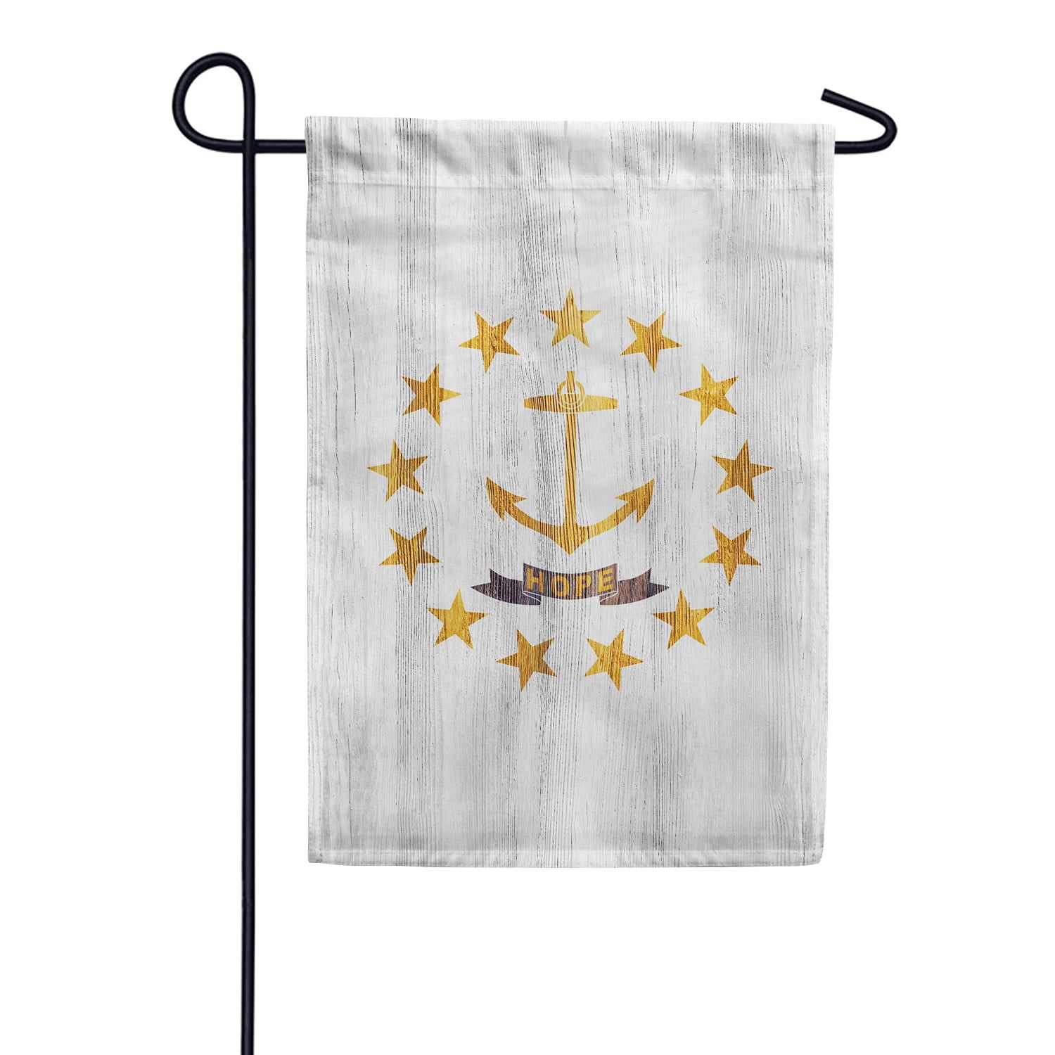 America Forever Rhode Island State Flag 12.5 x 18 Inch Double Sided ...