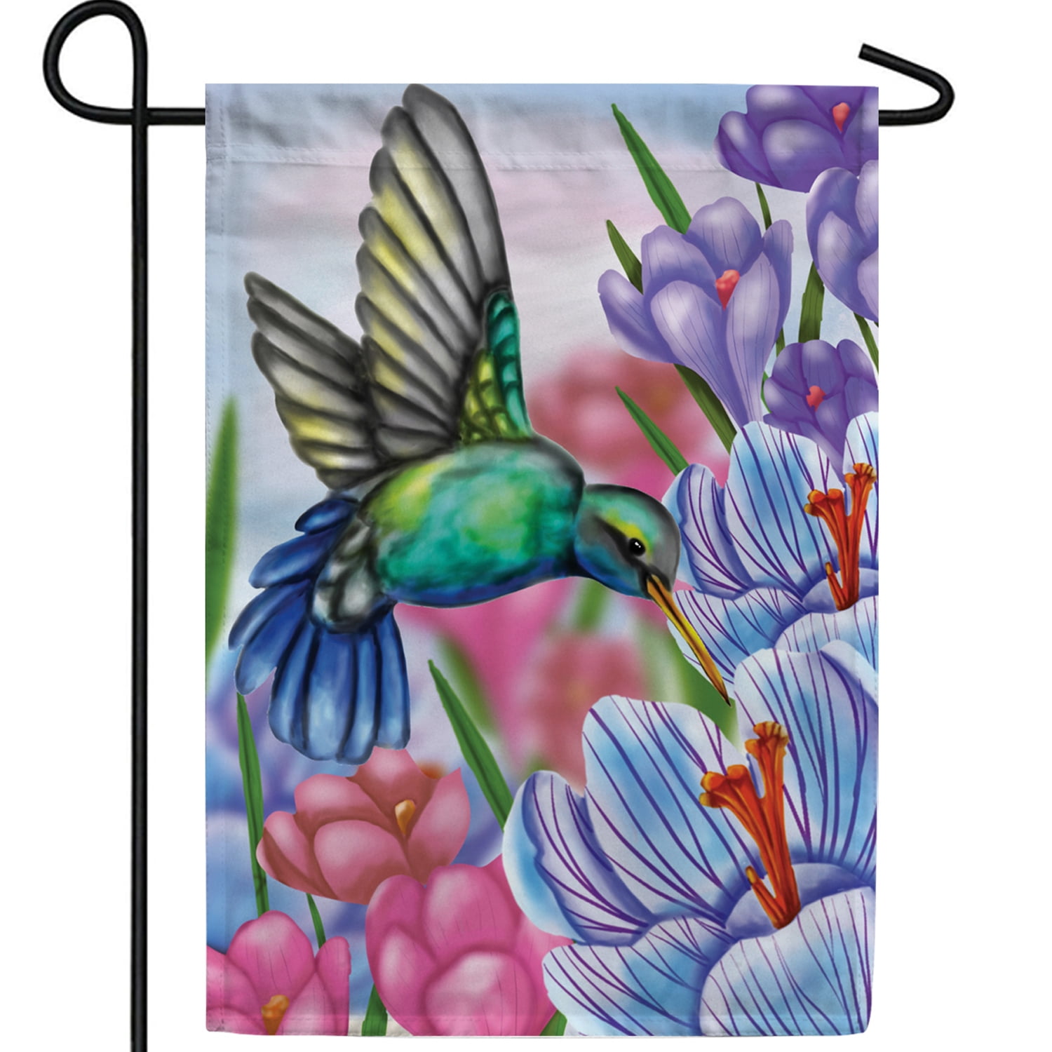 America Forever Seeking Nectar Garden Flag, 12.5 x 18 inch Double Sided ...