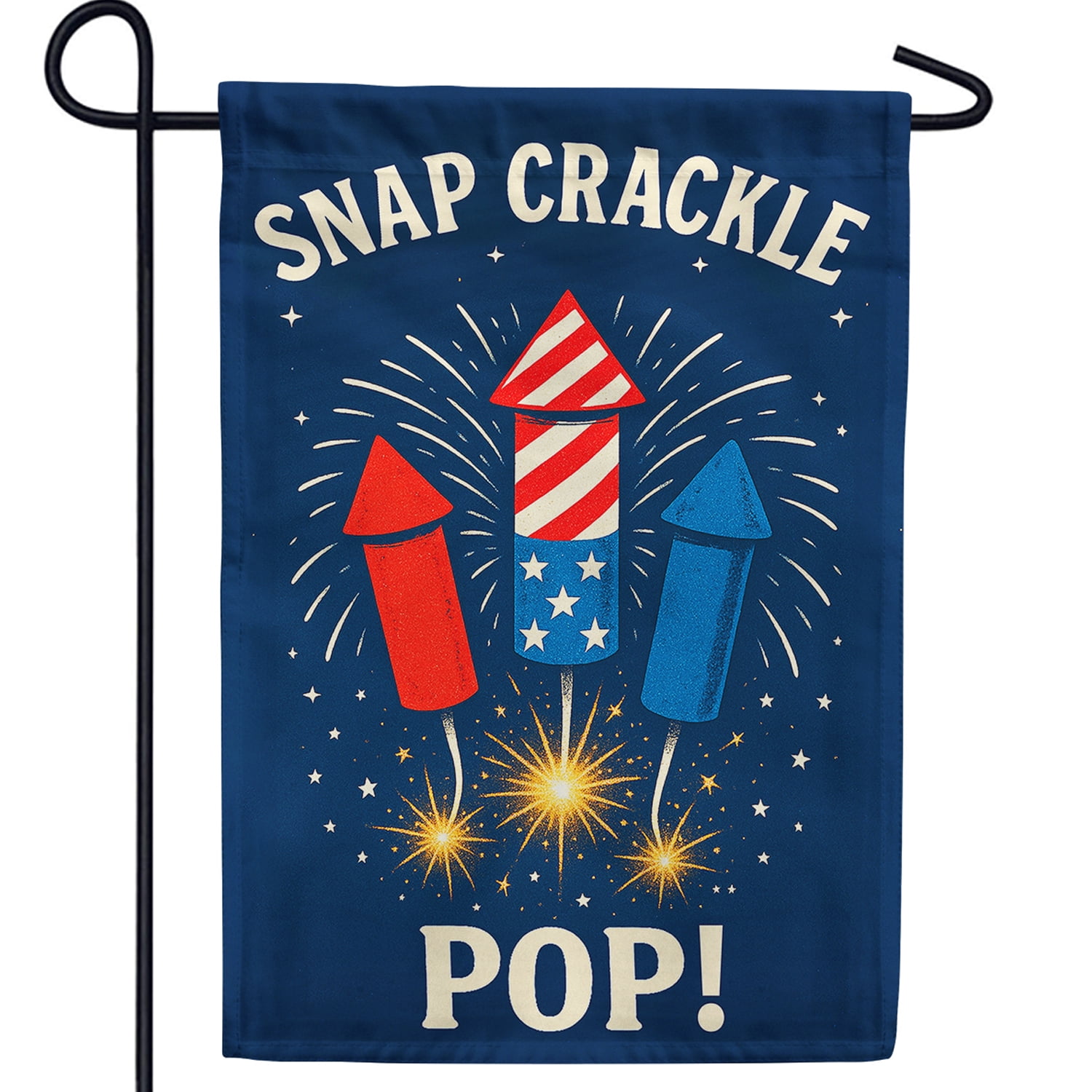 America Forever Snap Crackle Pop Garden Flag, 12.5 x 18 inch Double ...