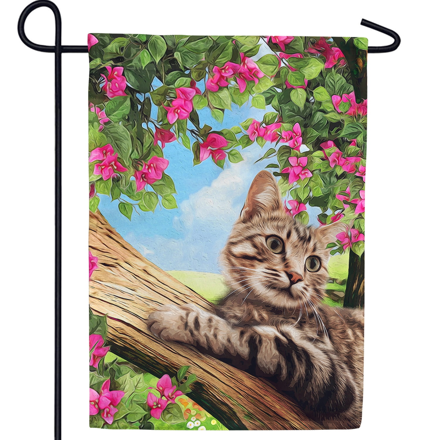 America Forever Spring Kitty Garden Flag 12.5 x 18 inches Double Sided ...