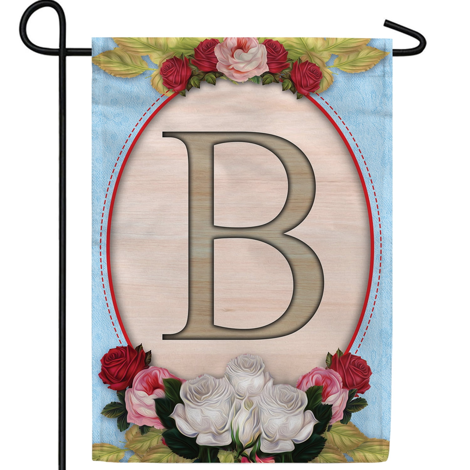 America Forever Spring Monogram Garden Flag Letter B 12.5 x 18 inches ...