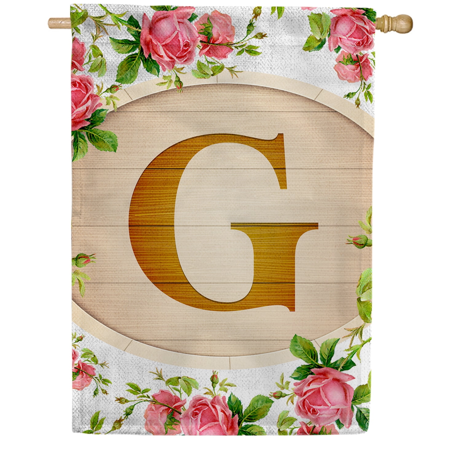 America Forever Spring Monogram House Flag Letter G 28 X 40 inches ...