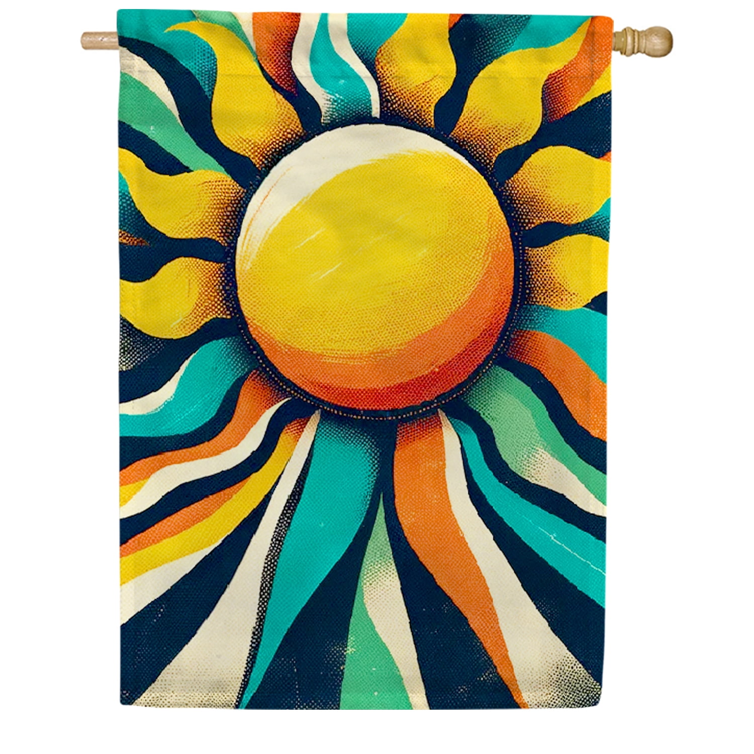 America Forever Summer Sunshine House Flag, 28x40 inch Double Sided ...
