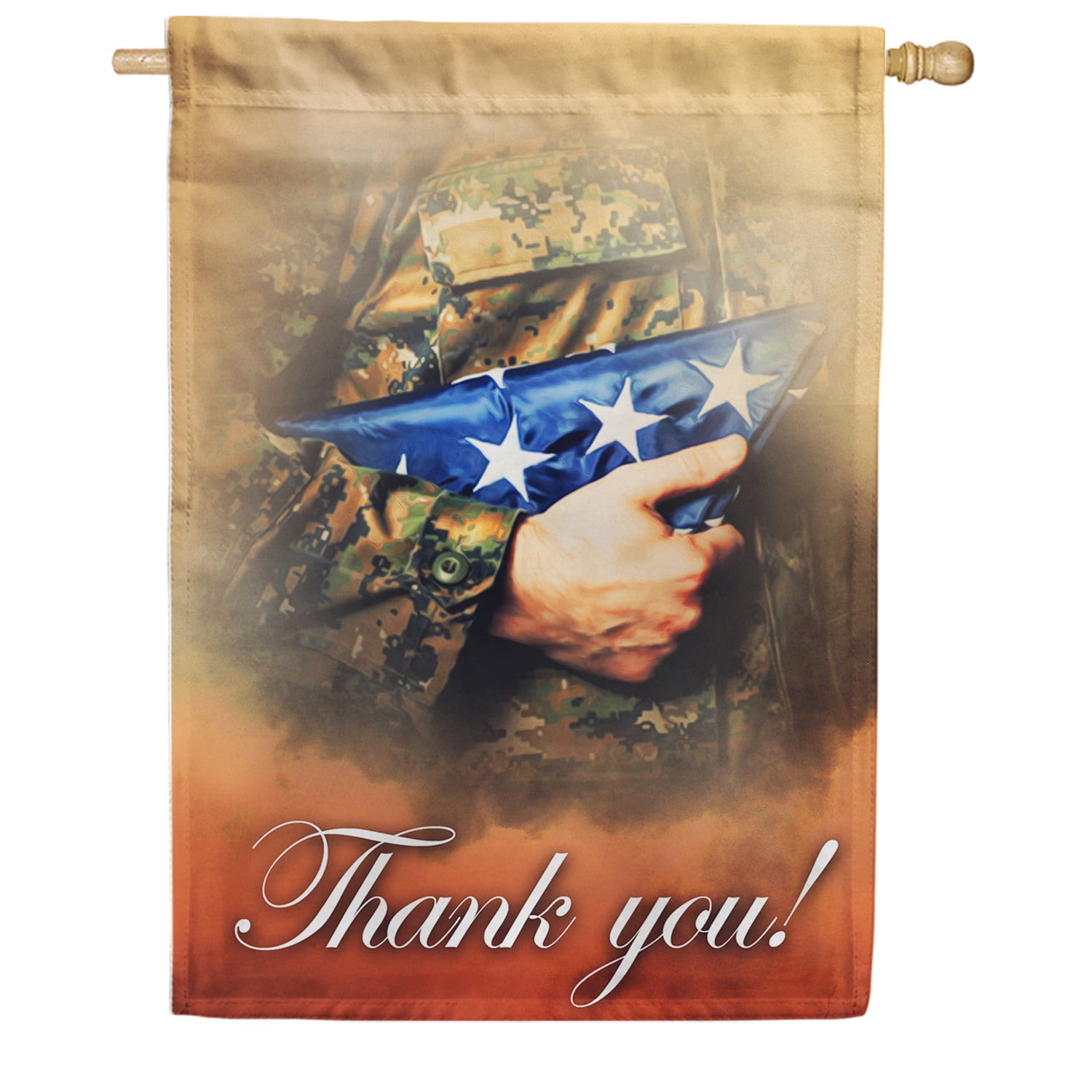 America Forever Thank You House Flag, 28 x 40 inch Double Sided ...