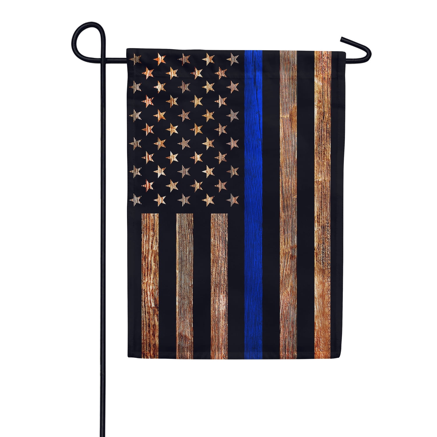 America Forever Thin Blue Line Garden Flag 12.5 x 18 Inch Double Sided ...