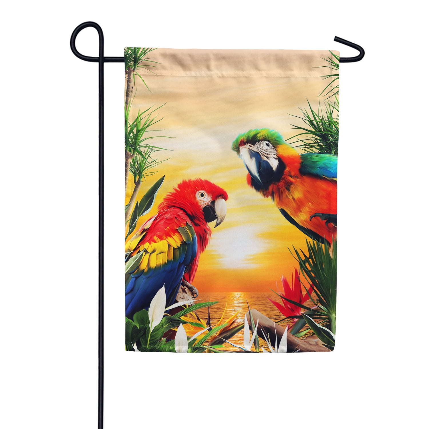 America Forever Tropical Summer Bird Garden Flag 12.5 x 18 inches ...