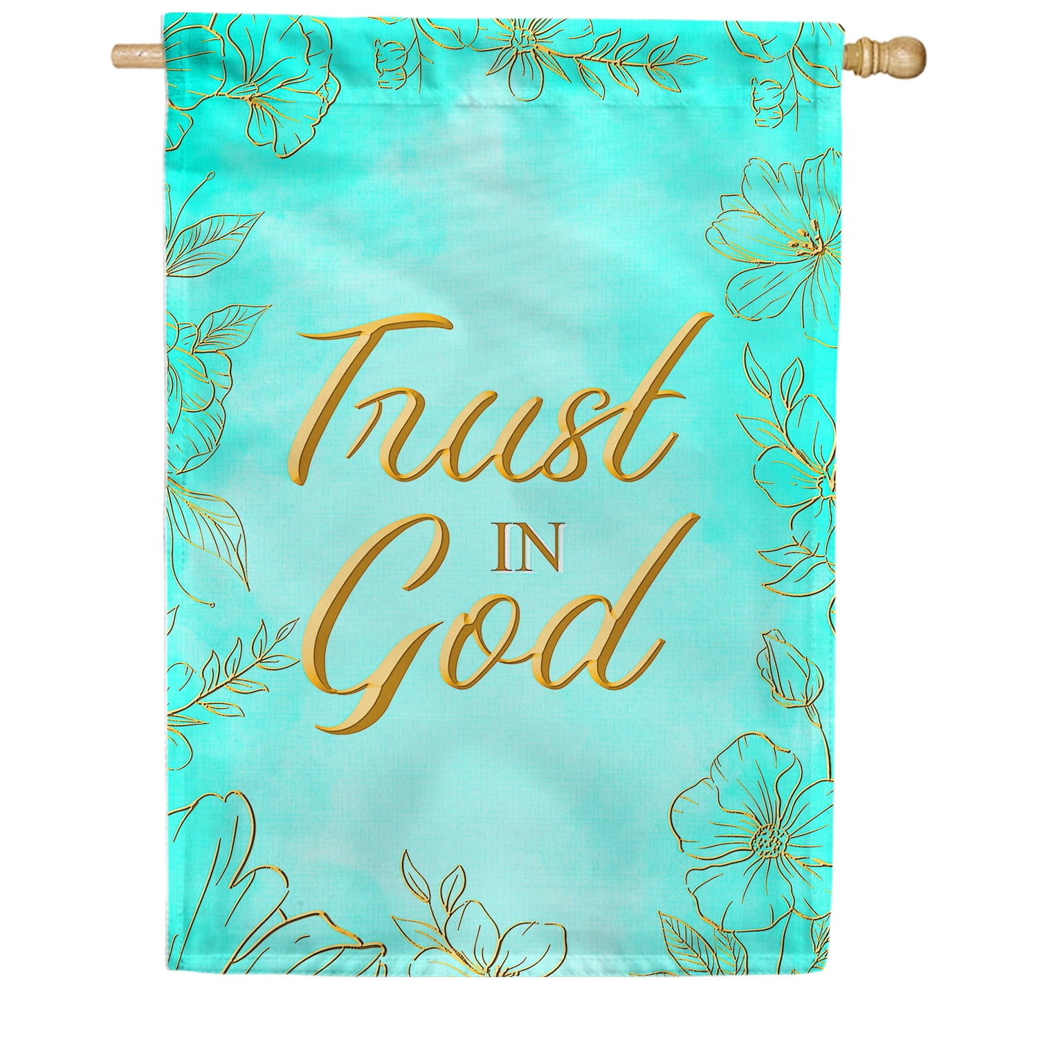 America Forever Trust In God House Flag, 28 x 40 inch Double Sided ...