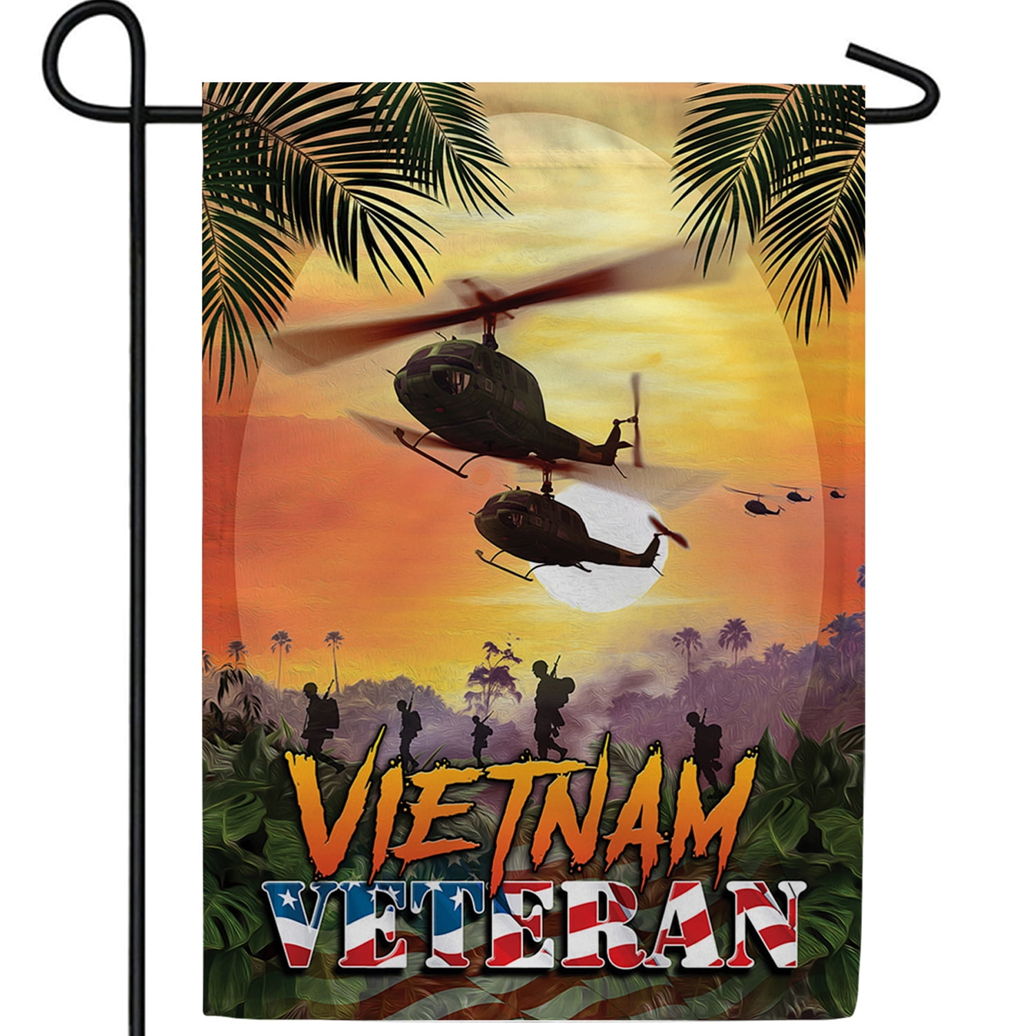 America Forever Vietnam Veteran Garden Flag 12.5 x 18 inch Double Sided ...