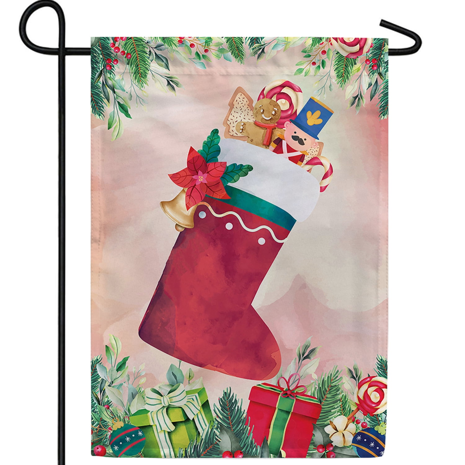 America Forever Vintage Stocking House Flag, 28 x 40 inch Double Sided ...