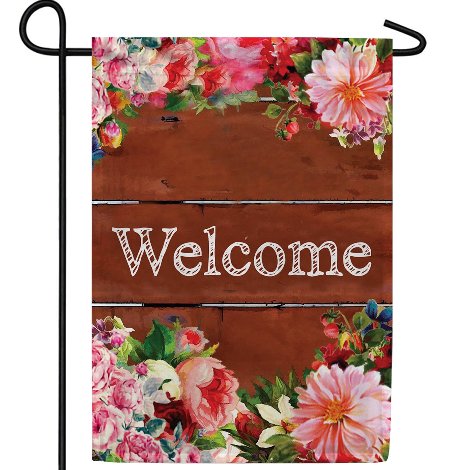 America Forever Welcome Spring Garden Flag 12.5 x 18 inches Double ...