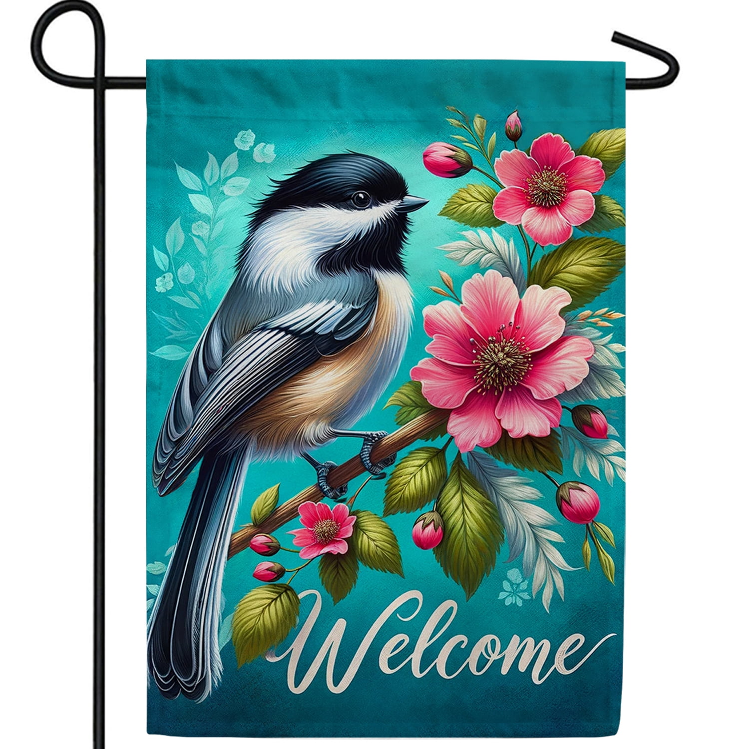 America Forever Welcome Spring Summer Bird Garden Flag, 12.5x18 inch ...