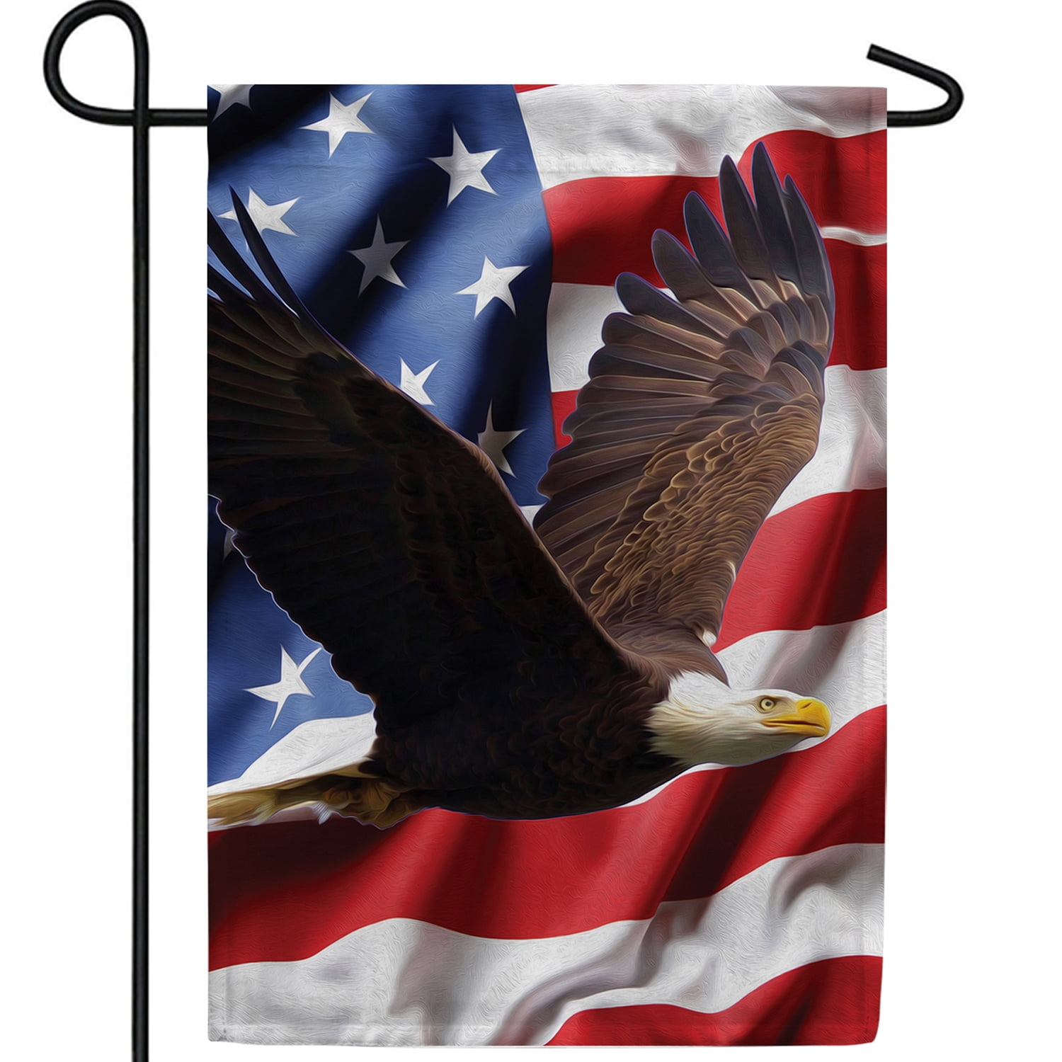 America Forever Wings of Freedom Garden Flag, 12.5 x 18 inch Double ...