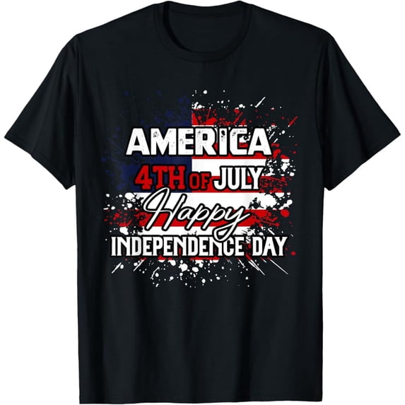 America Happy 4Th Of July Independence Day Men Women Kids T-Shirt ...