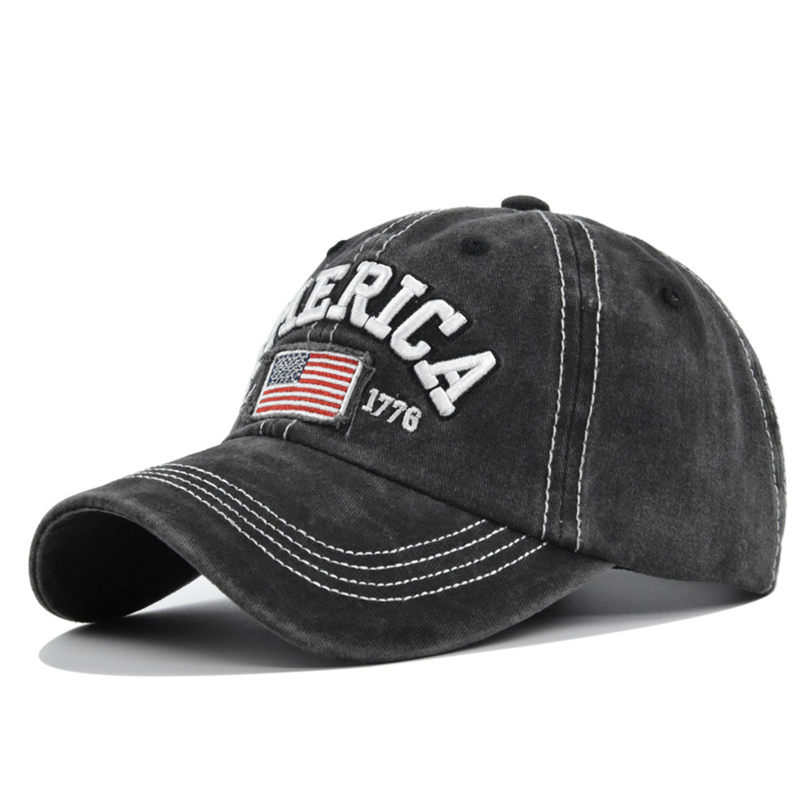 America Hats for Men Stylish Washed Distressed Baseball Caps Next Day ...