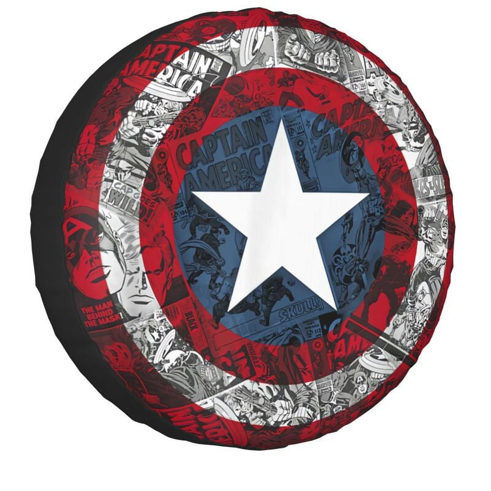 America Hero Futuristic Logo Spare Wheel Cover for Mitsubishi Pajero ...