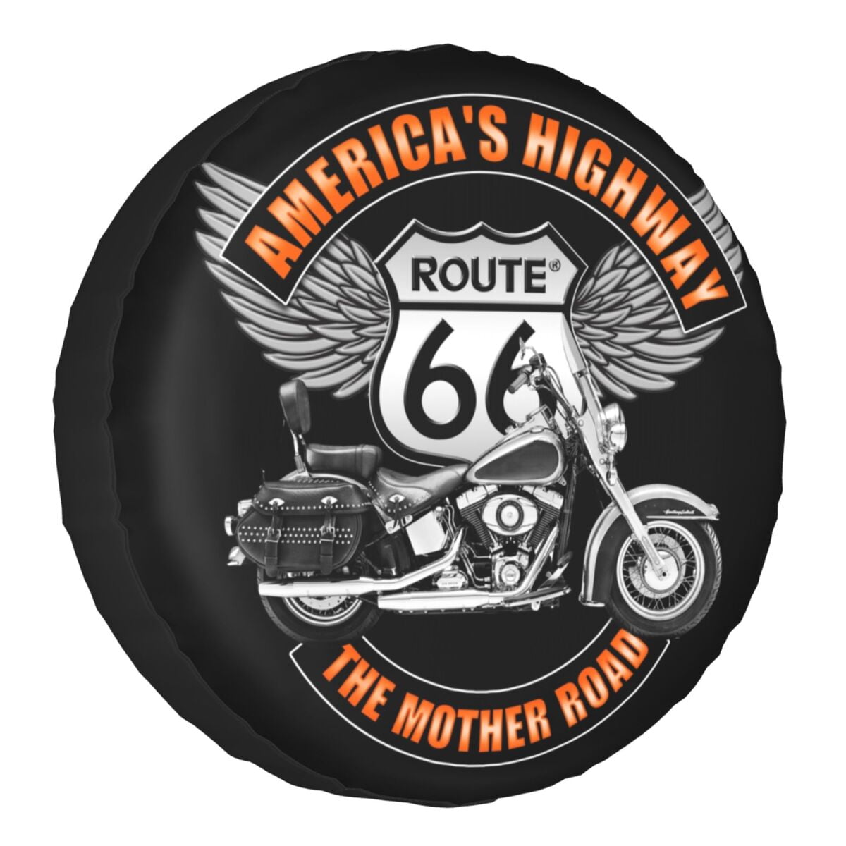 America Highway Tire Cover 4WD 4x4 SUV US Signs Spare Wheel Protector ...