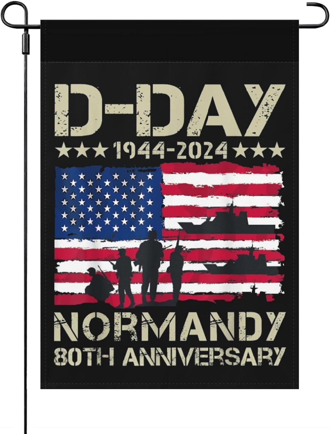 America House Flag 1944 D-Day 2024 80th Anniversary Normandy Outdoor ...